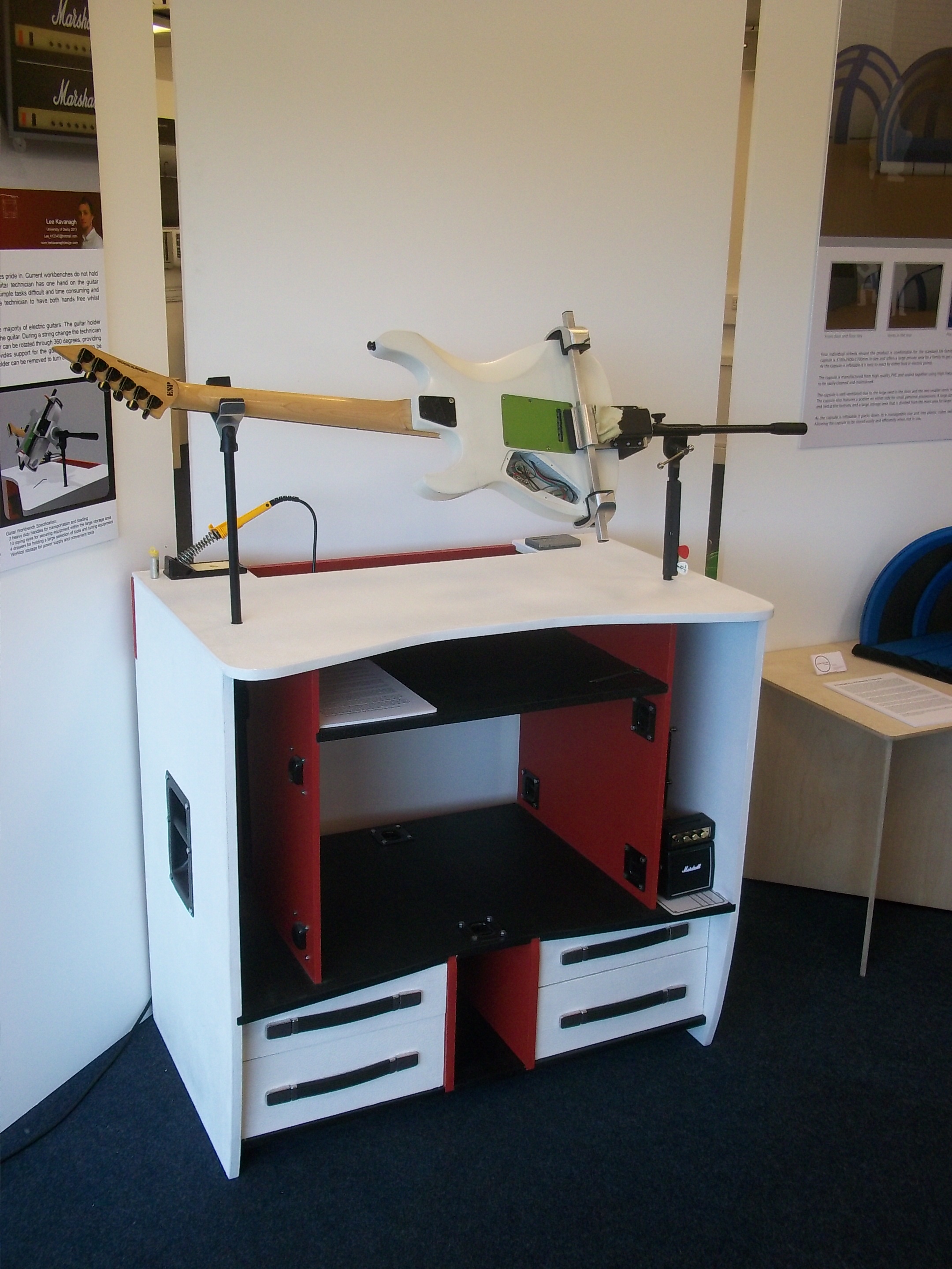 Guitar Maintenance Bench by Lee Kavanagh at Coroflot.com