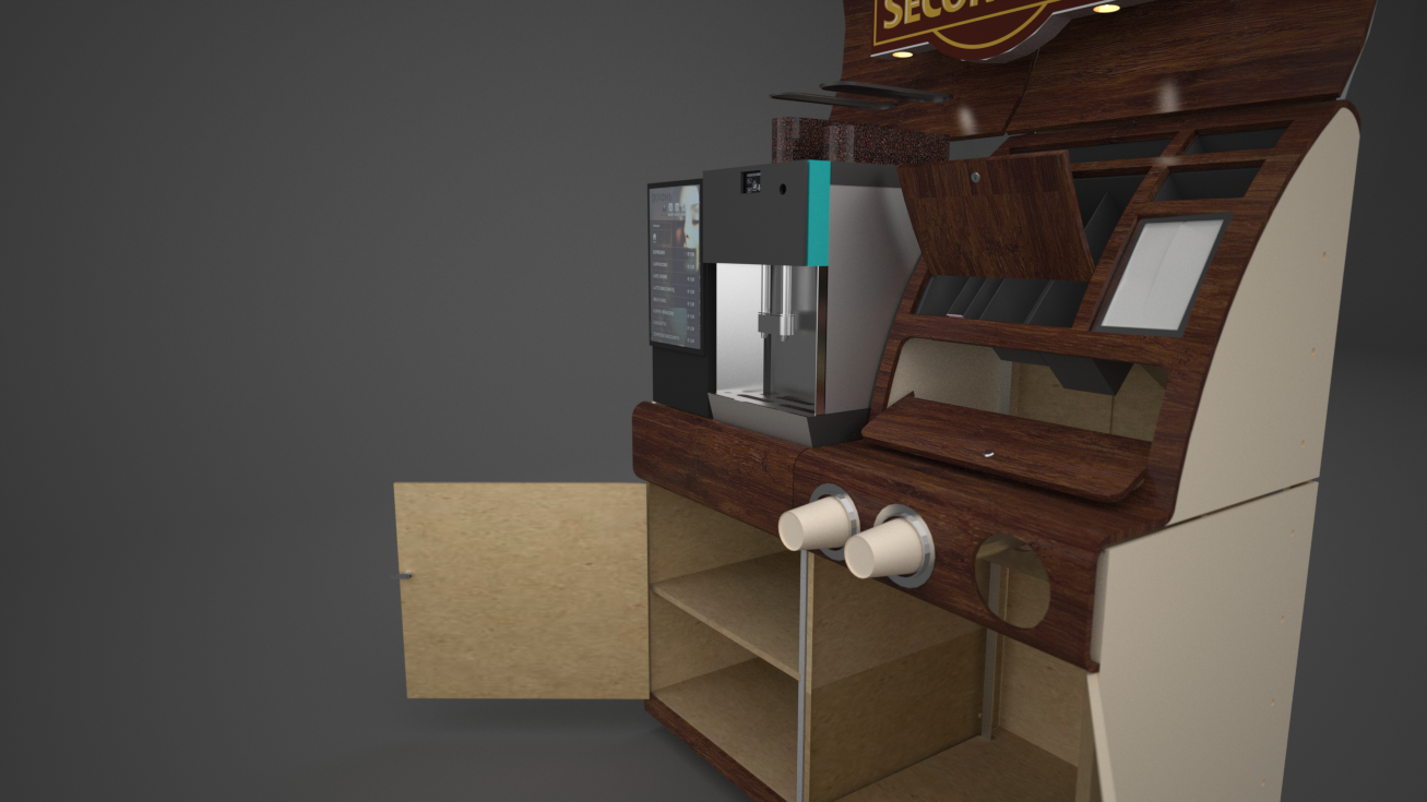 Constant Cup Coffee Kiosk by Matthew Tucker at Coroflot.com