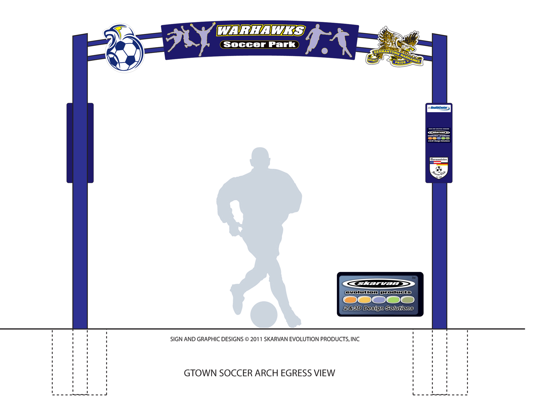 GTown Soccer Signage Program by Brian A. Skarvan at Coroflot.com