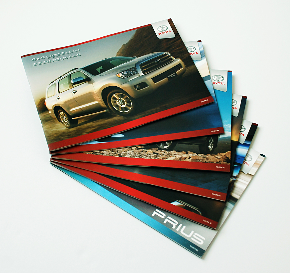 Toyota Brochures by Tarek Damouri at Coroflot.com