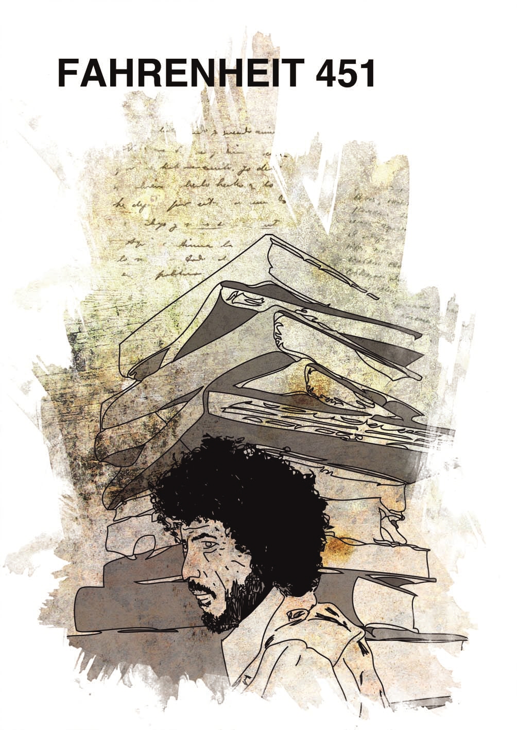 Fahrenheit 451 Illustration Set by Luis Caballero at Coroflot.com