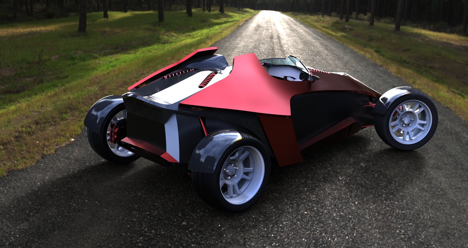 Escapade sports car by Aaron McTurk at Coroflot.com