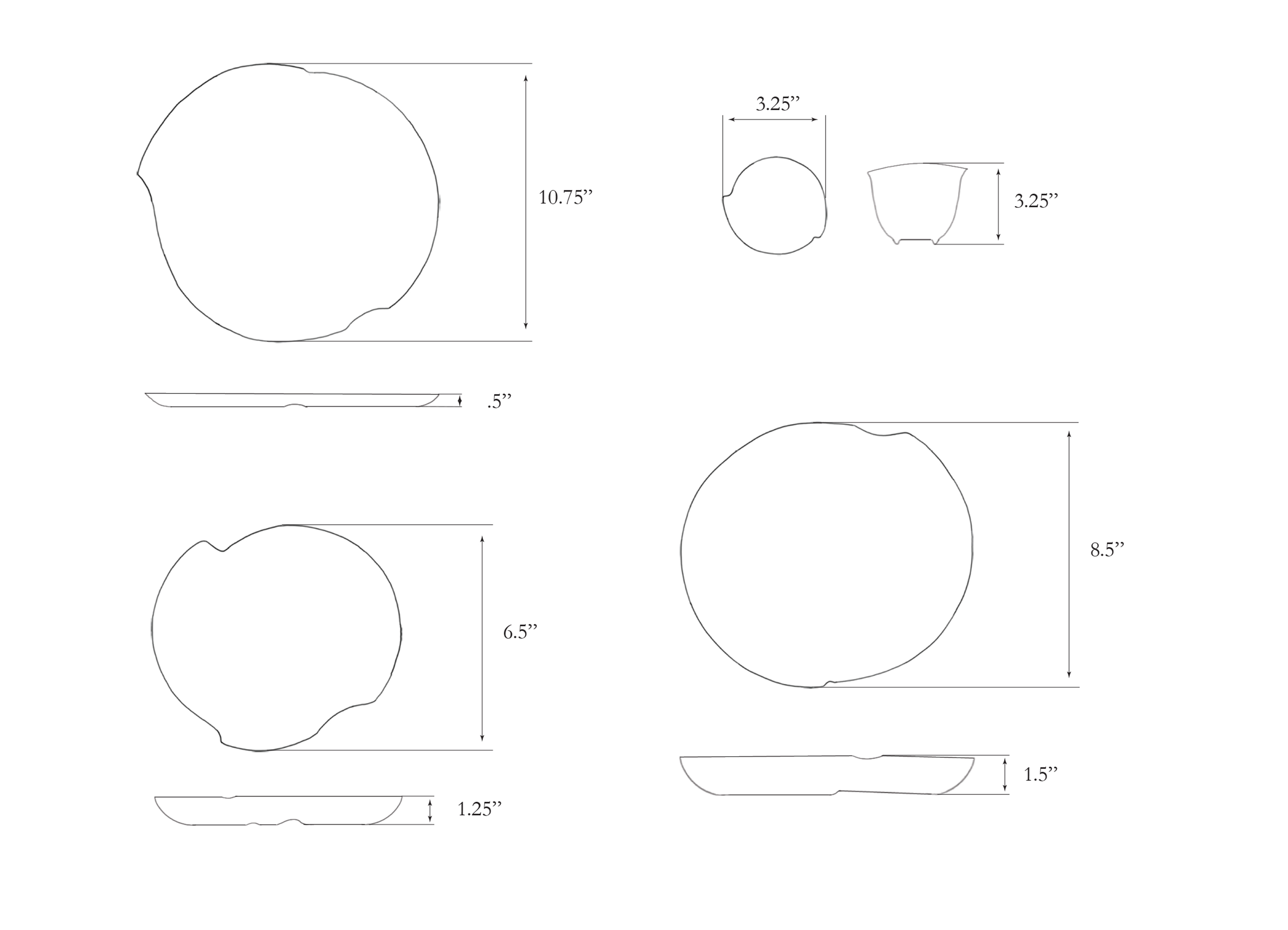 Canopy Dinnerware by Claudia Meyer at Coroflot.com
