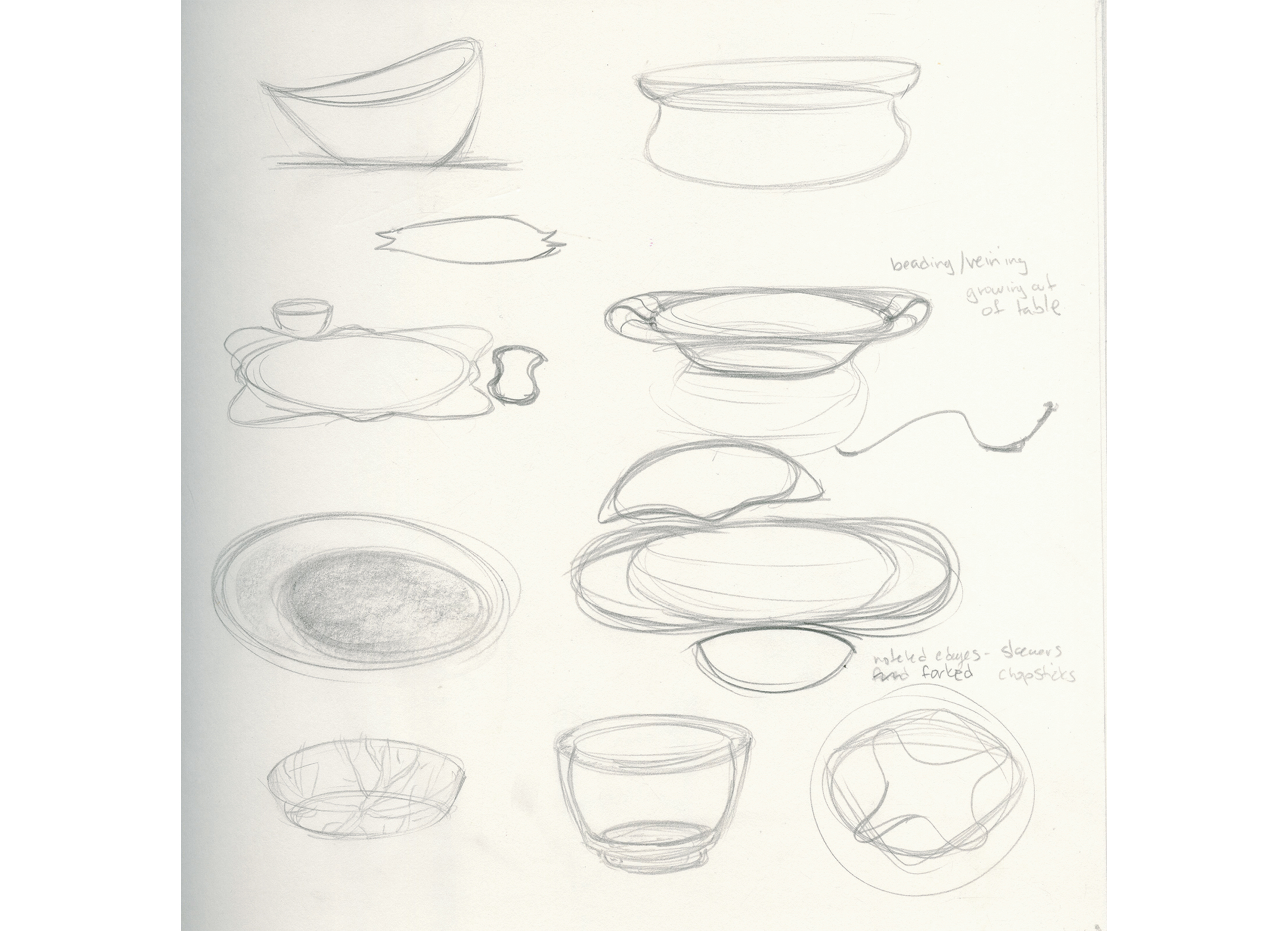 Canopy Dinnerware by Claudia Meyer at Coroflot.com