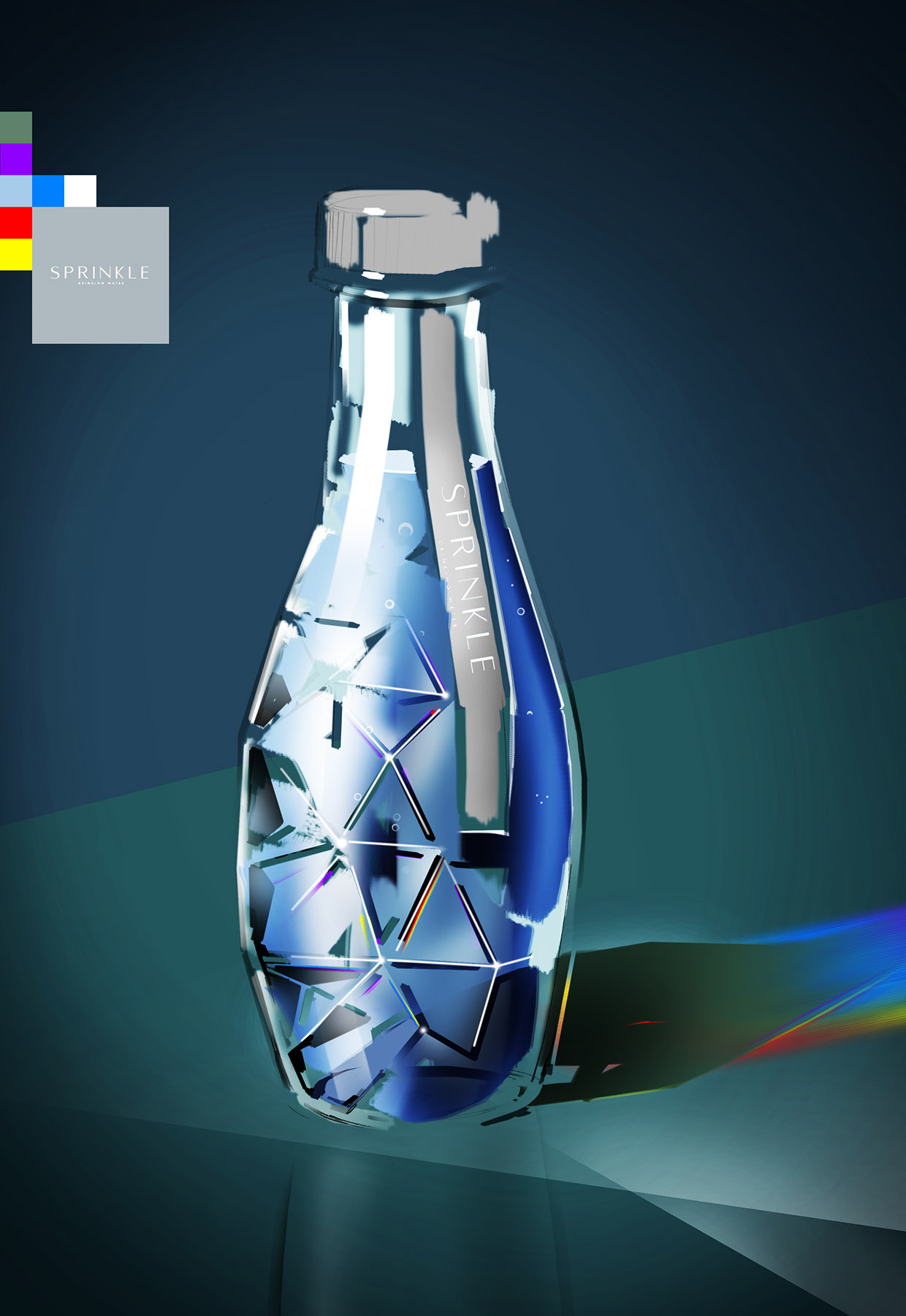 Sprinkle Water Bottle by Herald _ at Coroflot.com