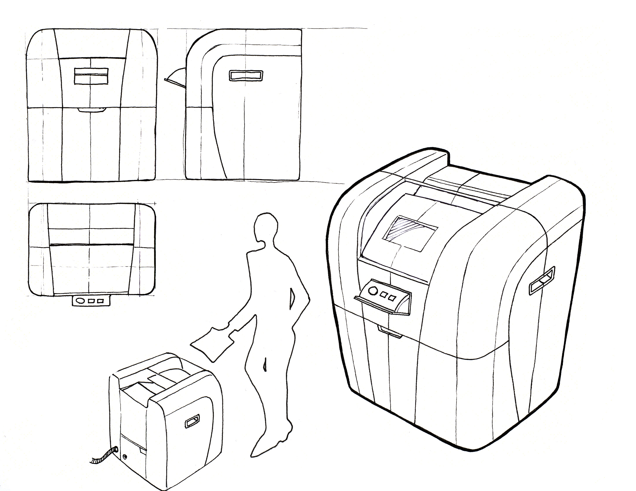 sketches - paper shredder by Yongseok Hong at Coroflot.com
