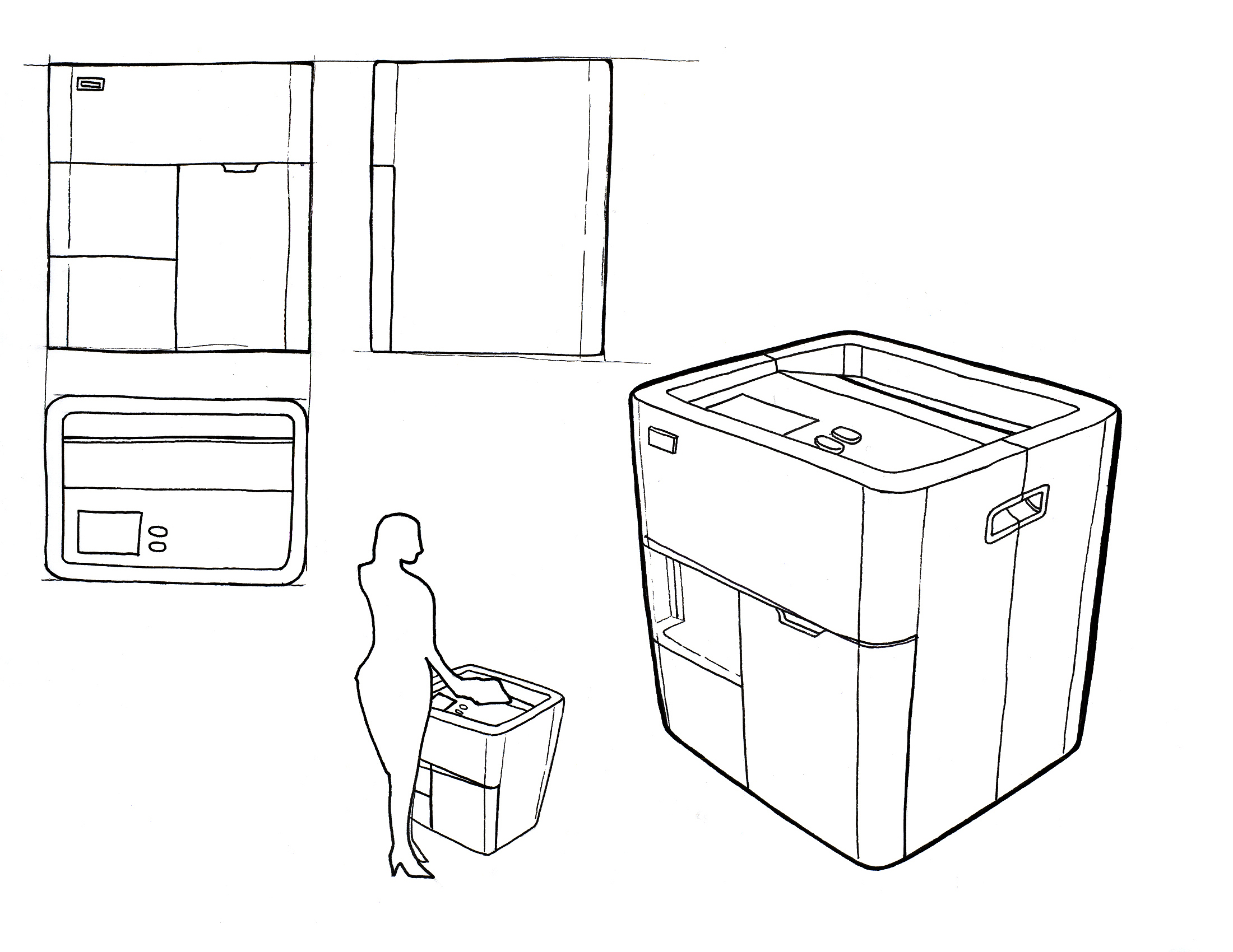 sketches - paper shredder by Yongseok Hong at Coroflot.com