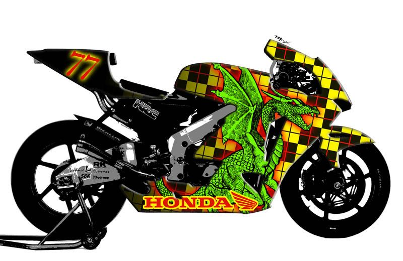 Motorcycle graphics with Photoshop! by Erik Gutierrez at Coroflot.com