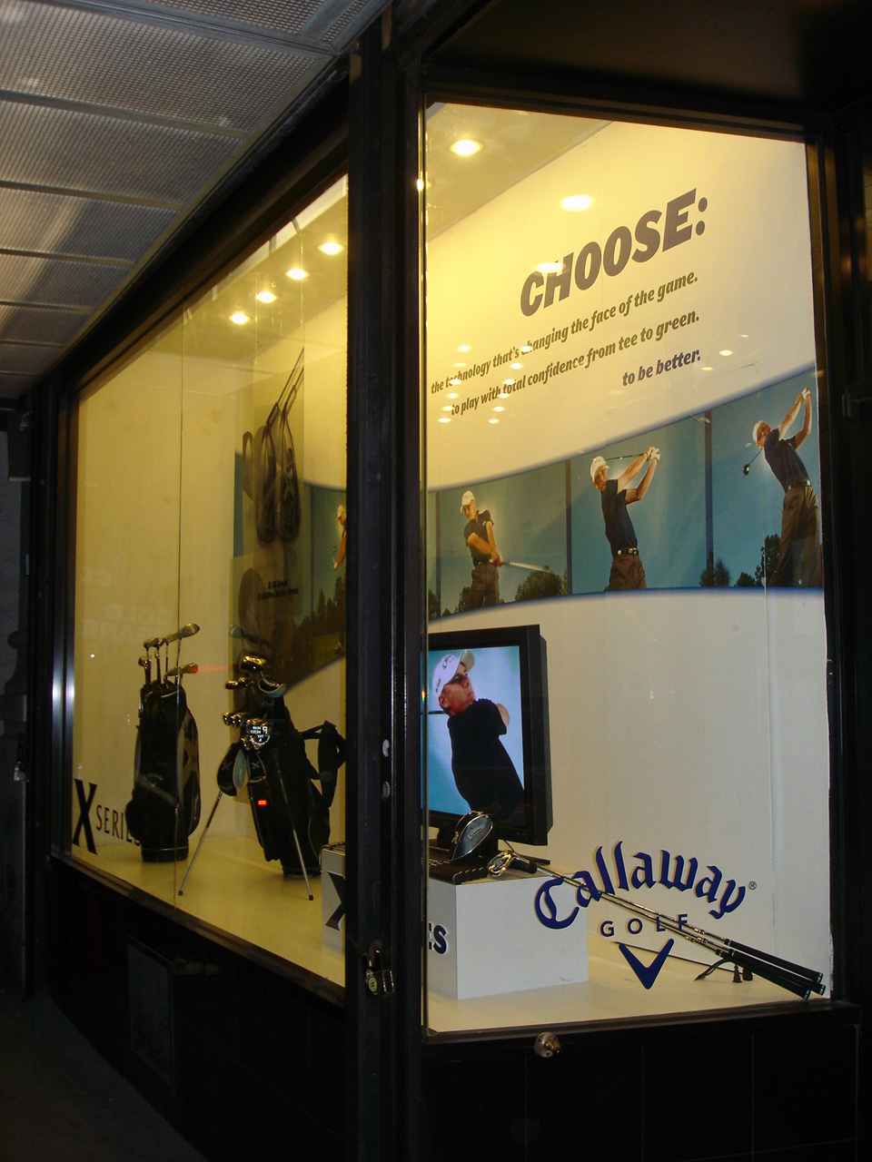 Window Display - New York Golf Center by Shandi Stekly at Coroflot.com