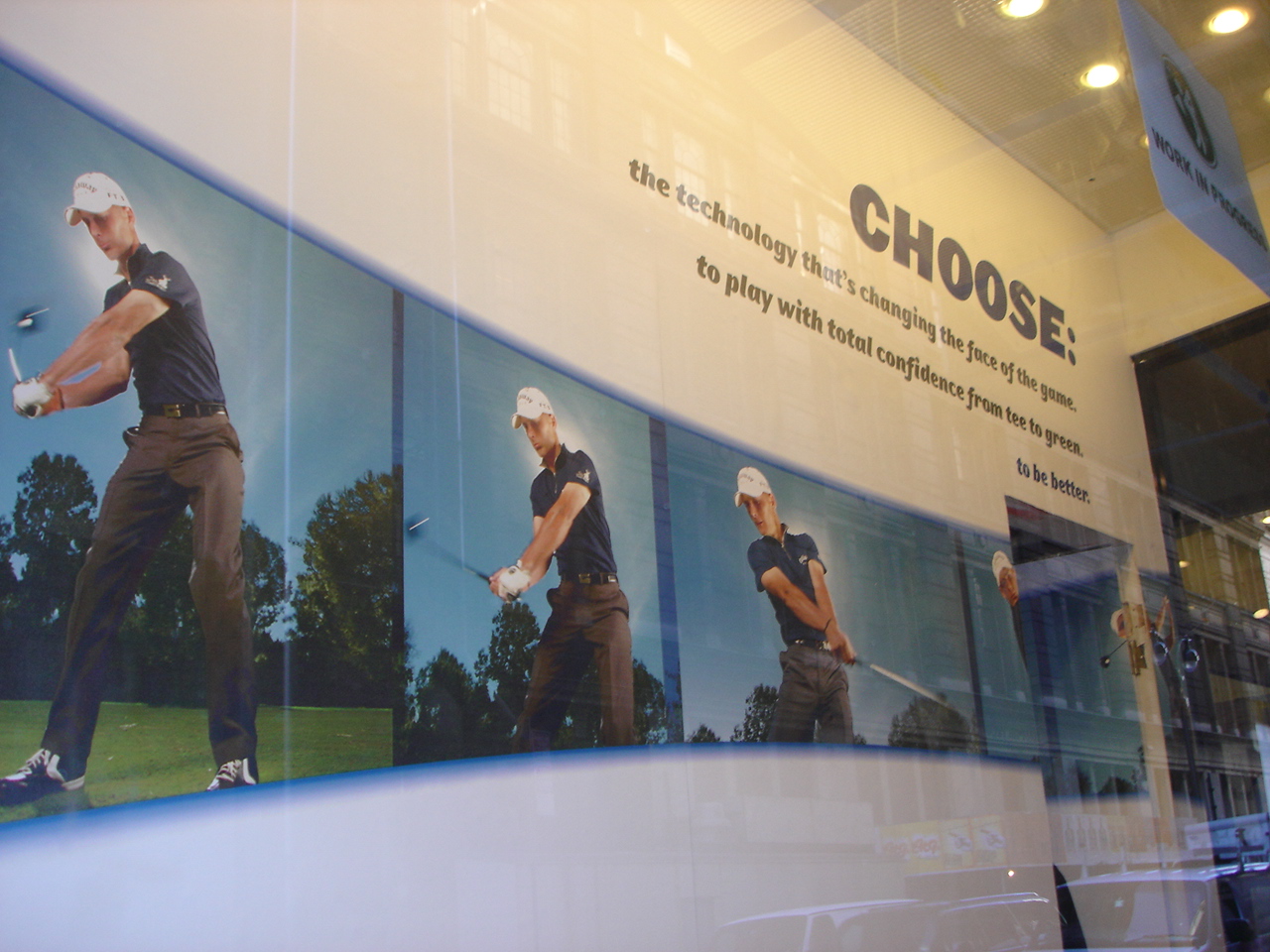Window Display - New York Golf Center by Shandi Stekly at Coroflot.com