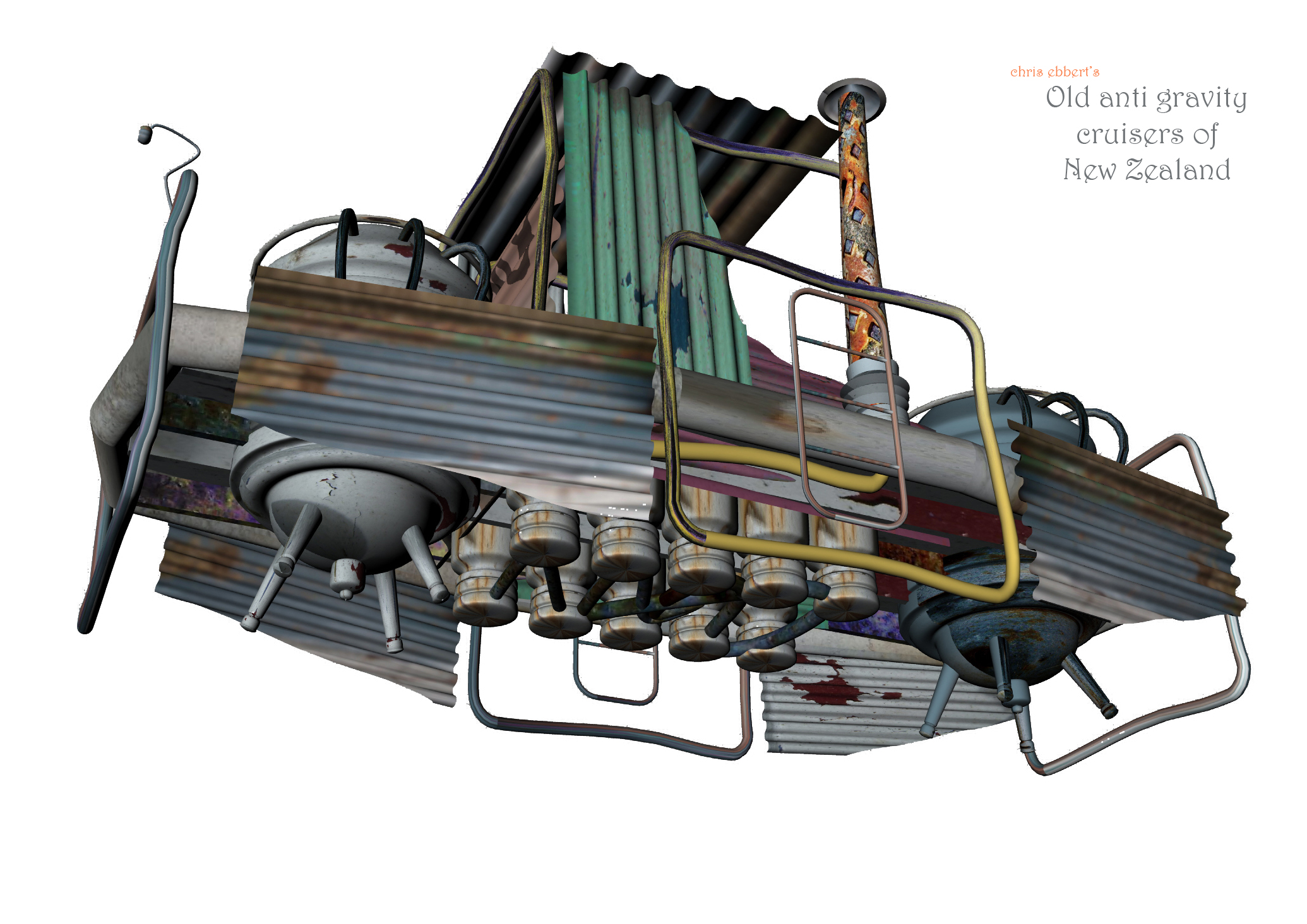 Old Anti Gravity Cruisers of New Zealand by Zelman Menashi at Coroflot.com