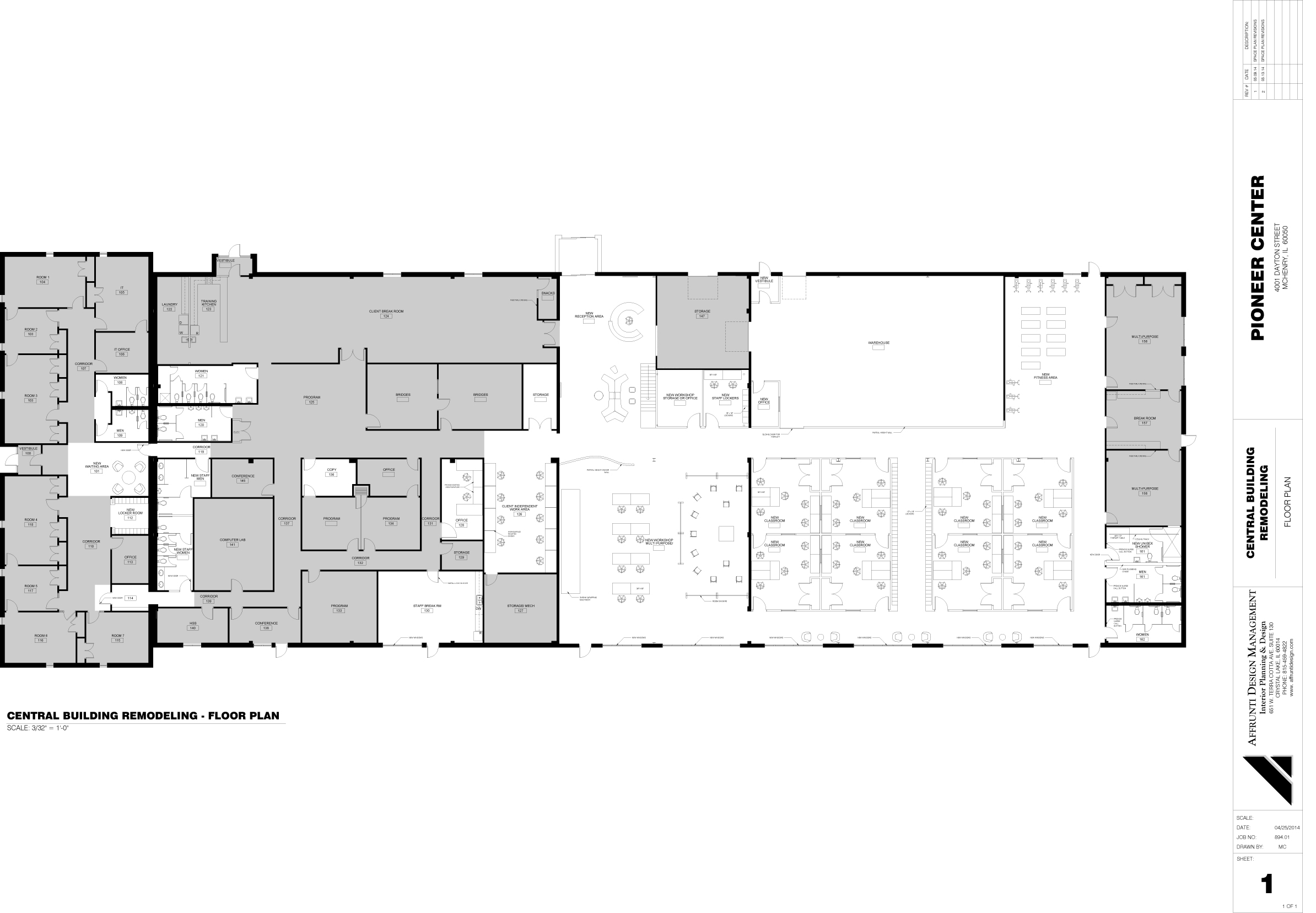 Pioneer Center Central Building 3D AutoCAD Concept Renderings by Mary ...