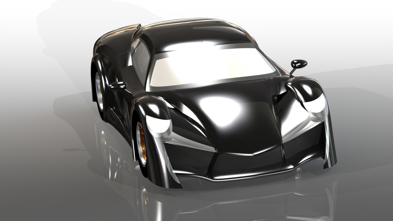 Project Helix (solidworks car model) by Jonathan Farrell at Coroflot.com