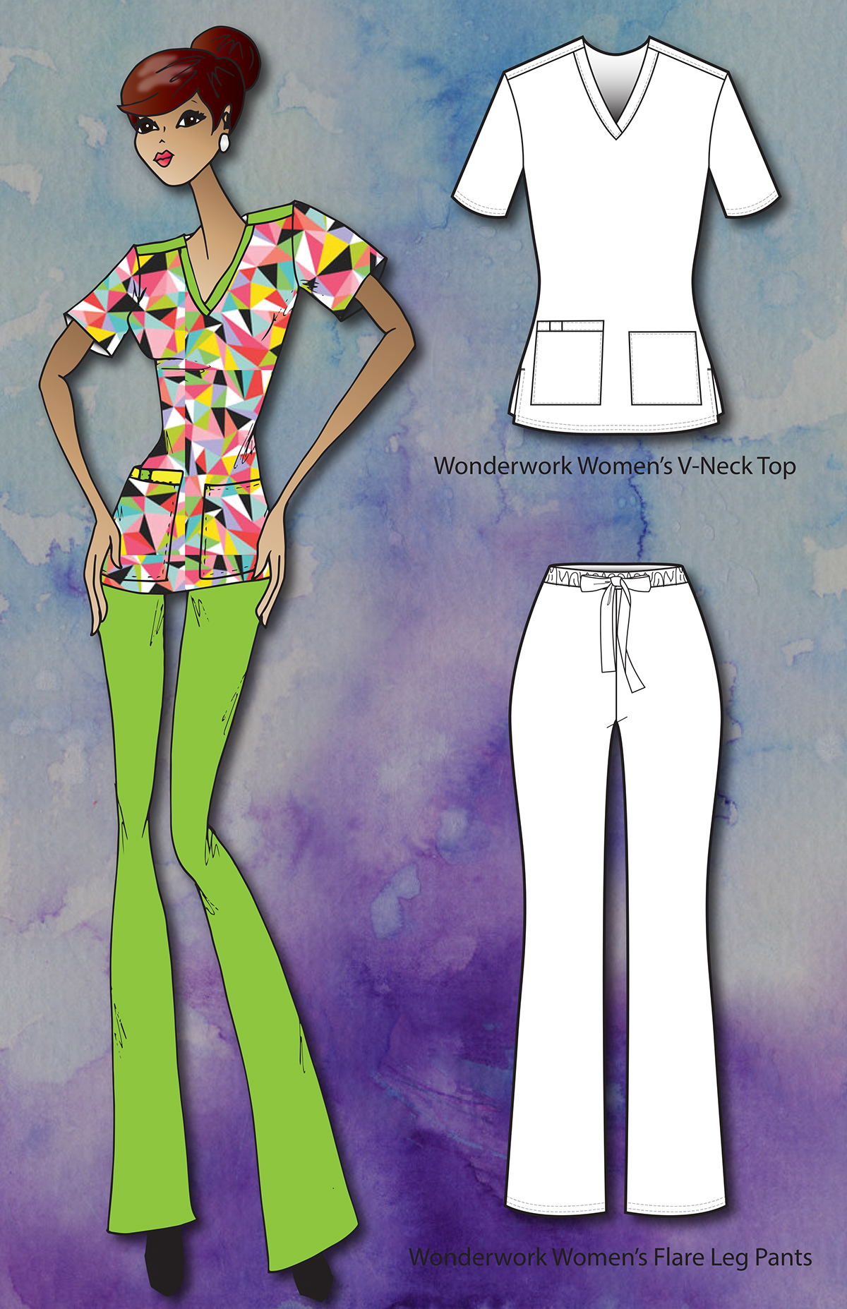 Graphic Scrubs by Ashley Love at Coroflot.com