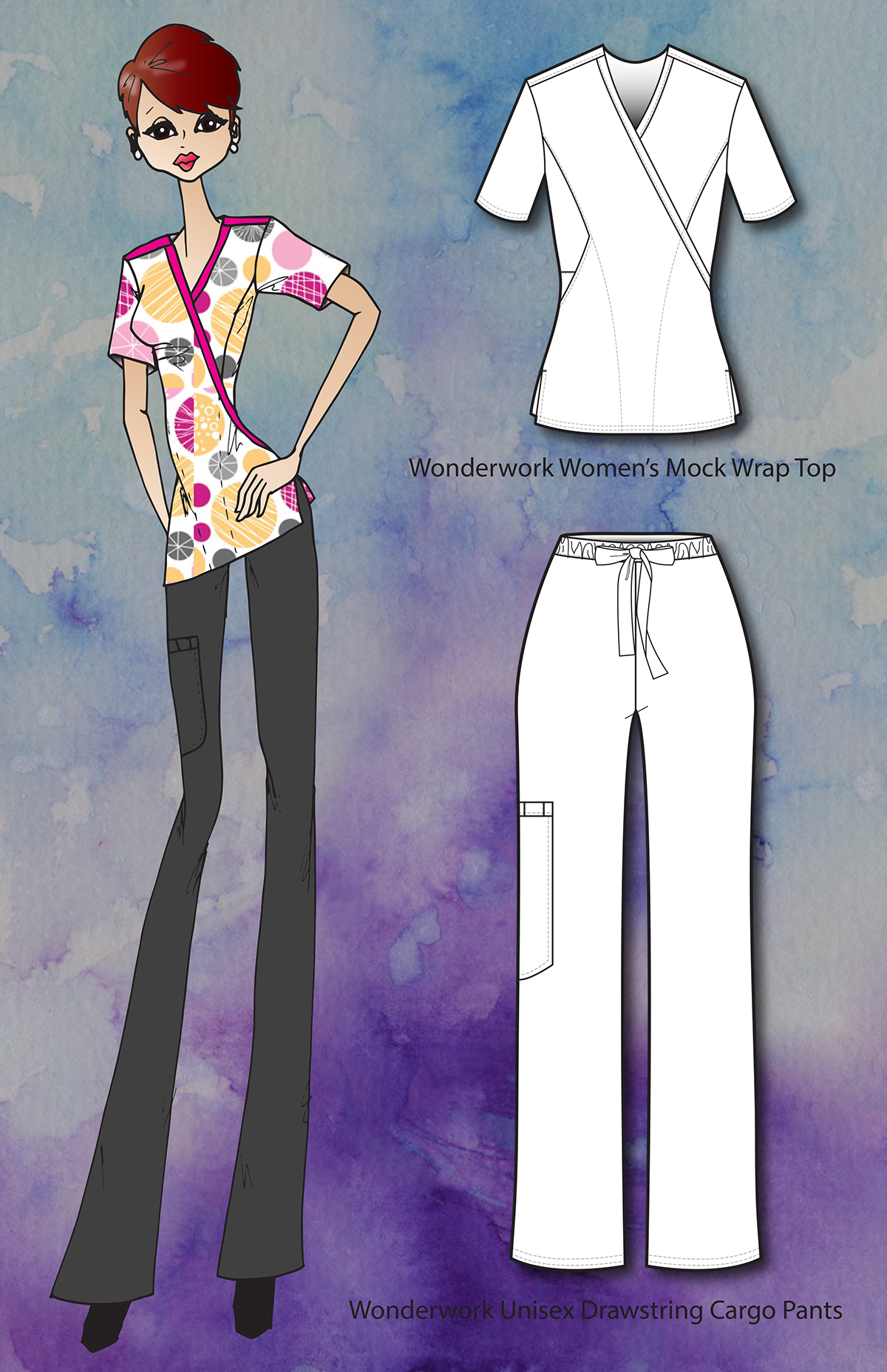 Graphic Scrubs by Ashley Love at Coroflot.com