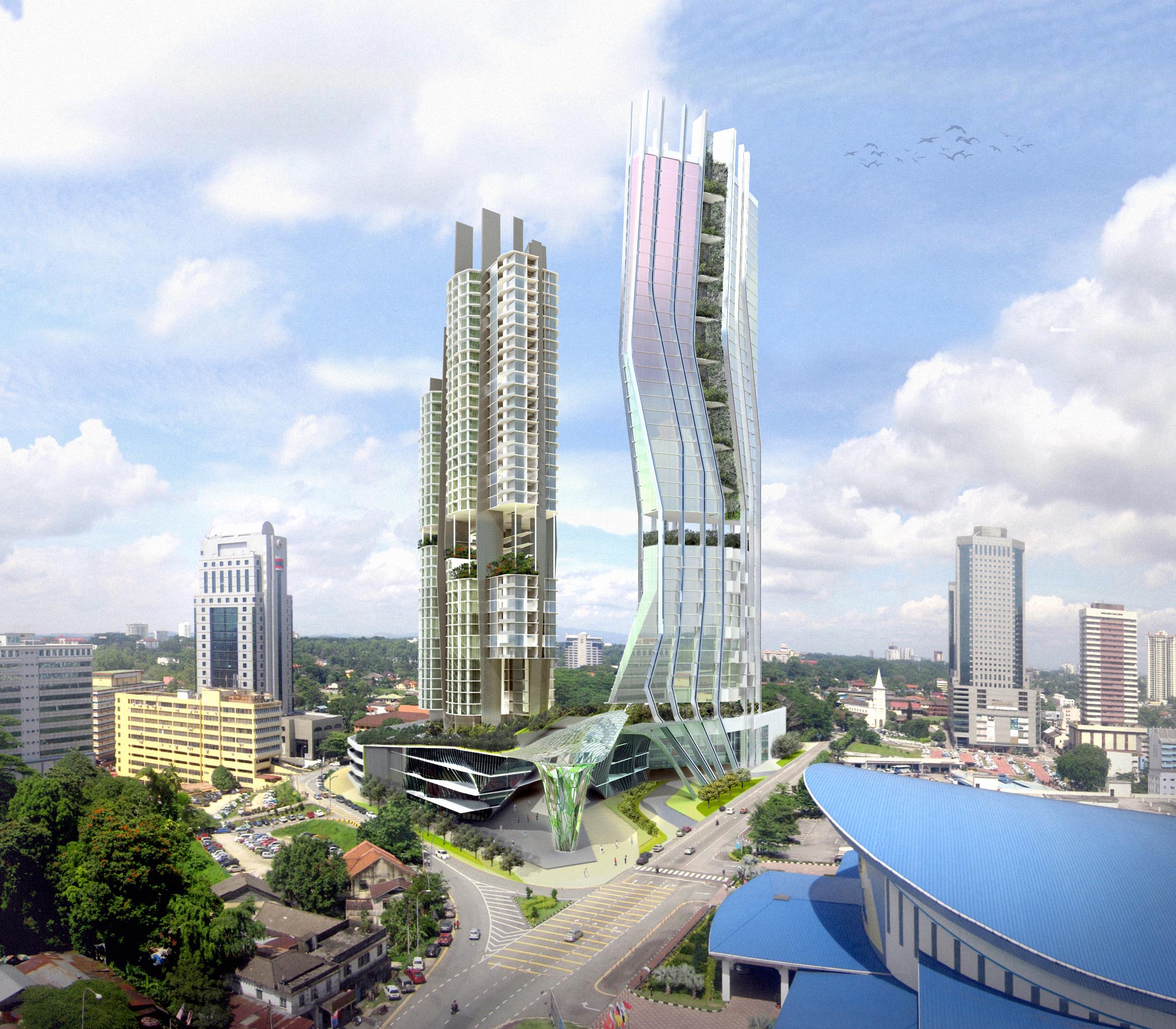 johor tower concept by m. taufiq zulkifli at Coroflot.com