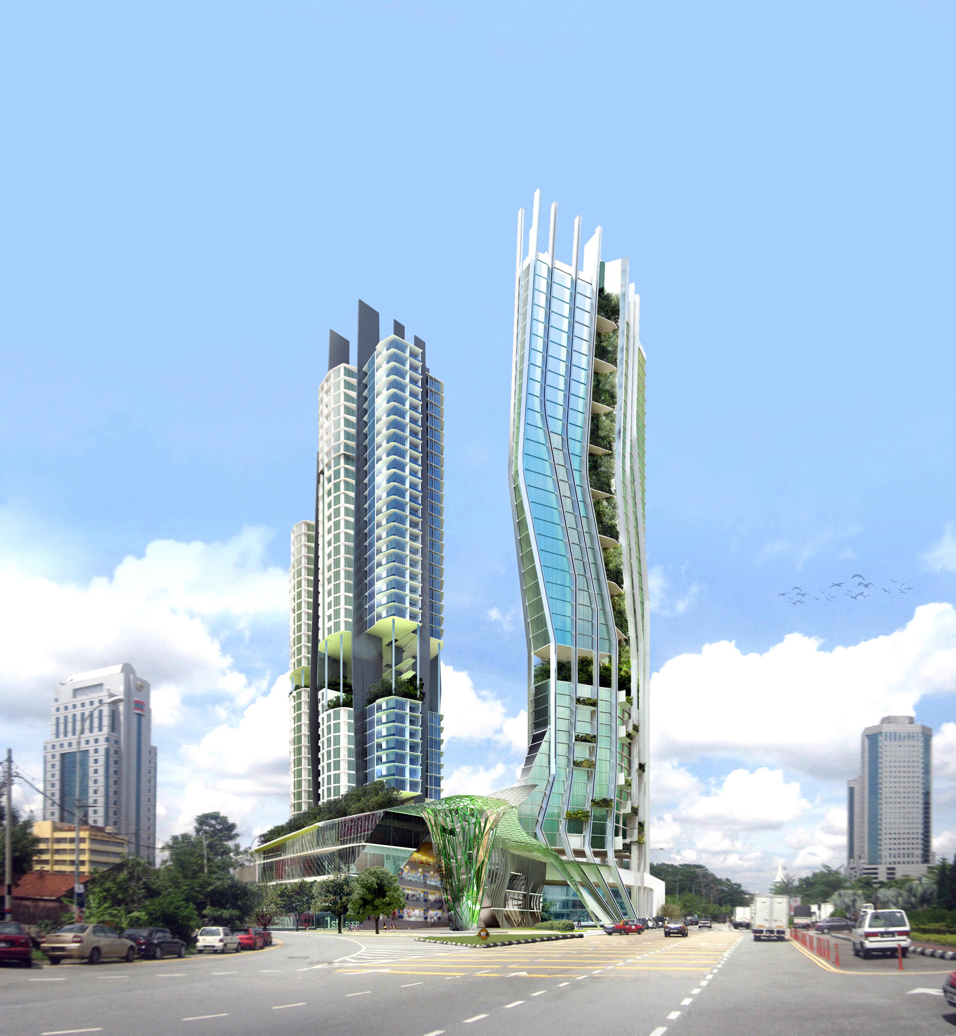 johor tower concept by m. taufiq zulkifli at Coroflot.com