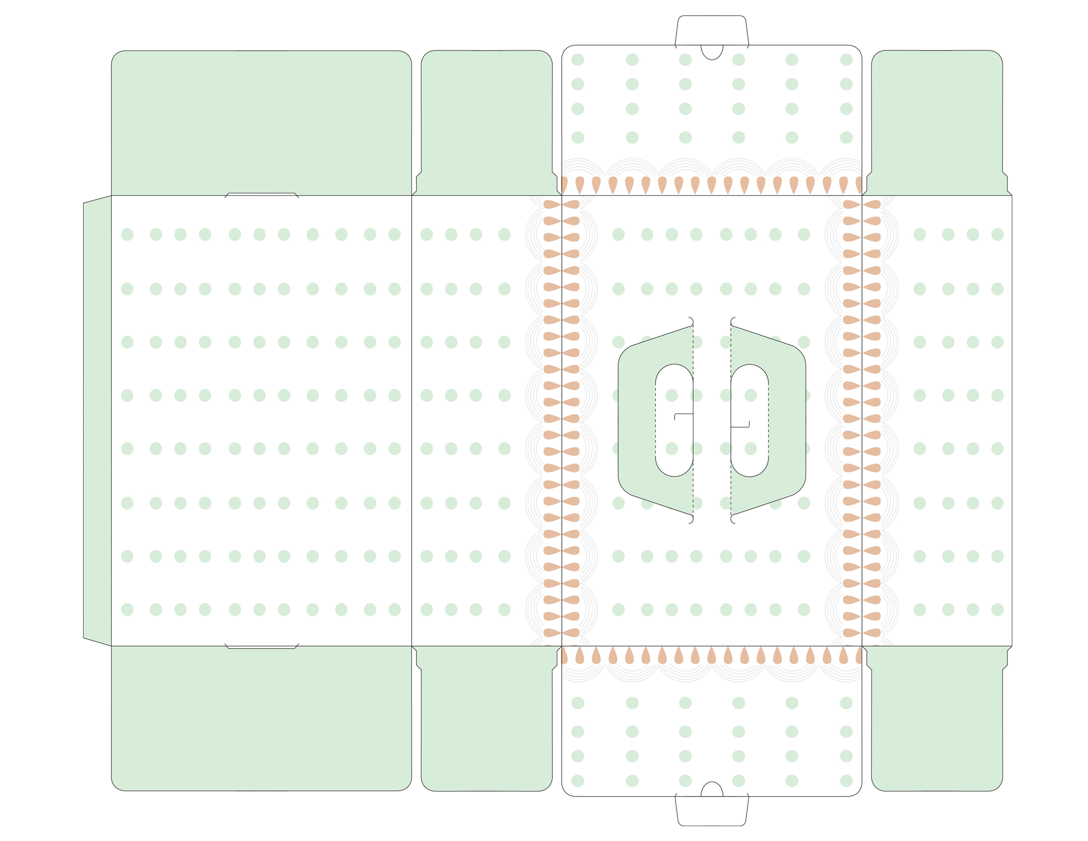 Cake Boxes Pattern Design & Prototypes by Li Cabangis at Coroflot.com