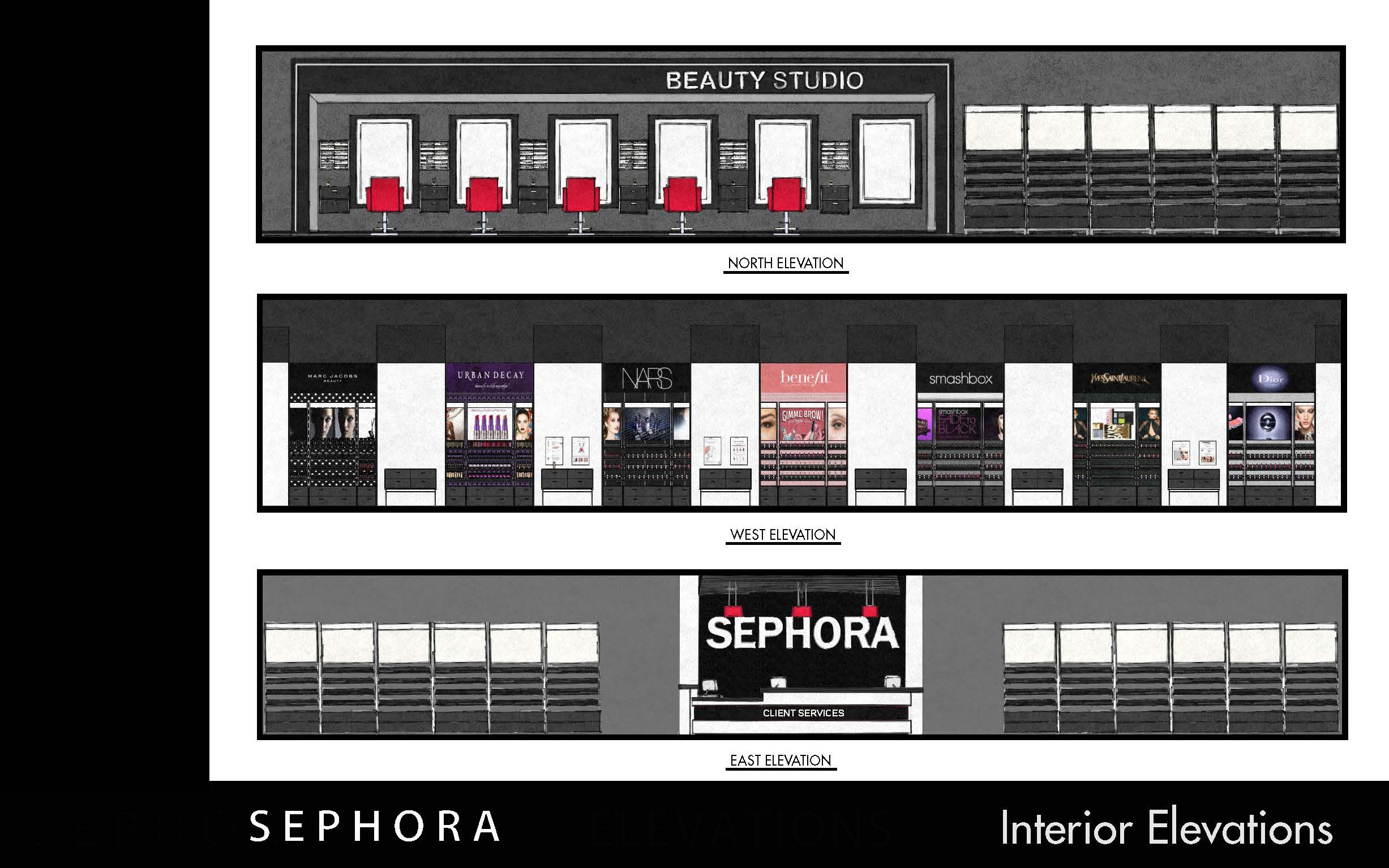 Retail Design - Sephora by Jamie Keegan at Coroflot.com