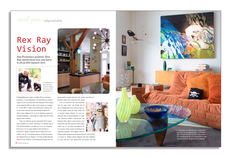 ReadyMade Magazine Redesign by Matt Strelecki at Coroflot.com