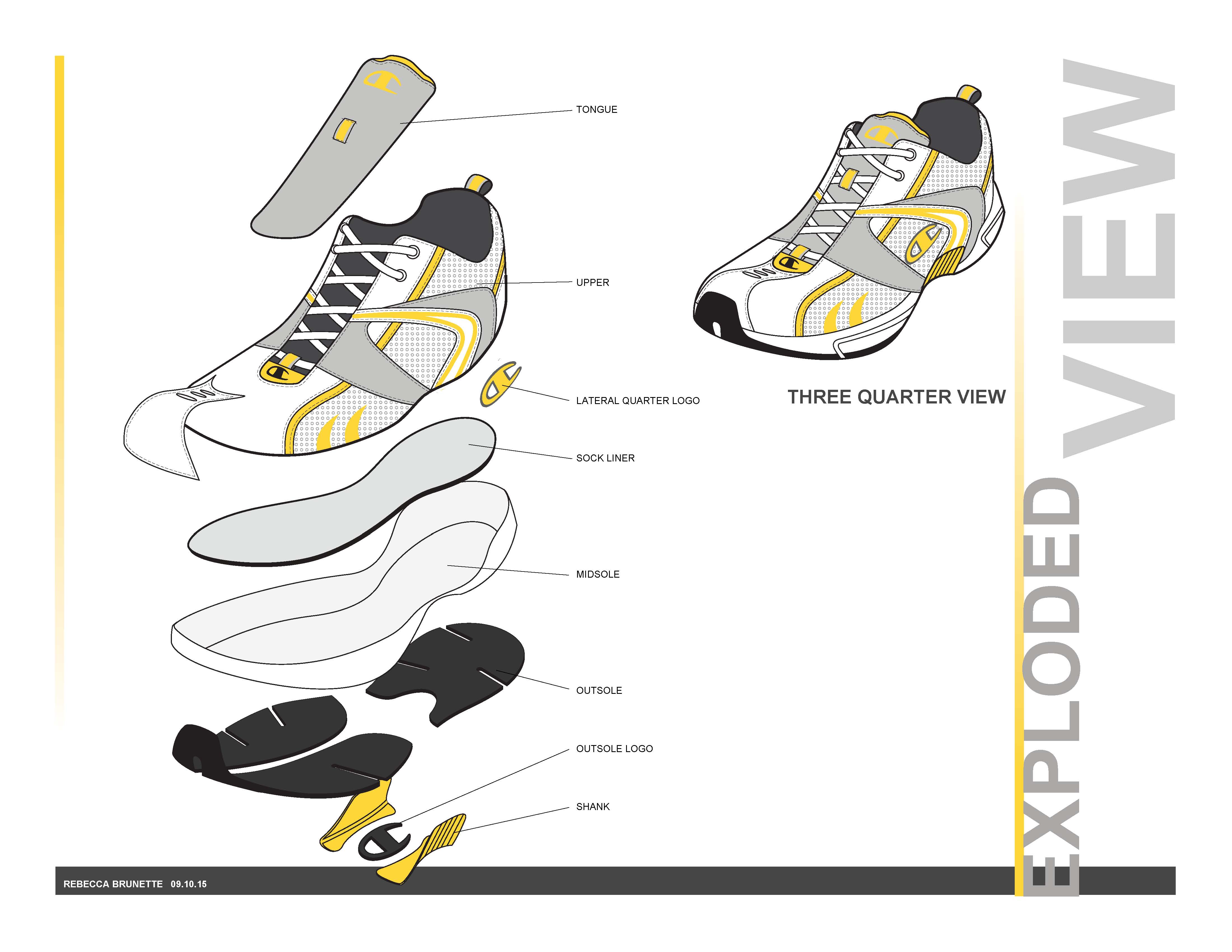 Shoe Design by Rebecca Brunette at Coroflot.com