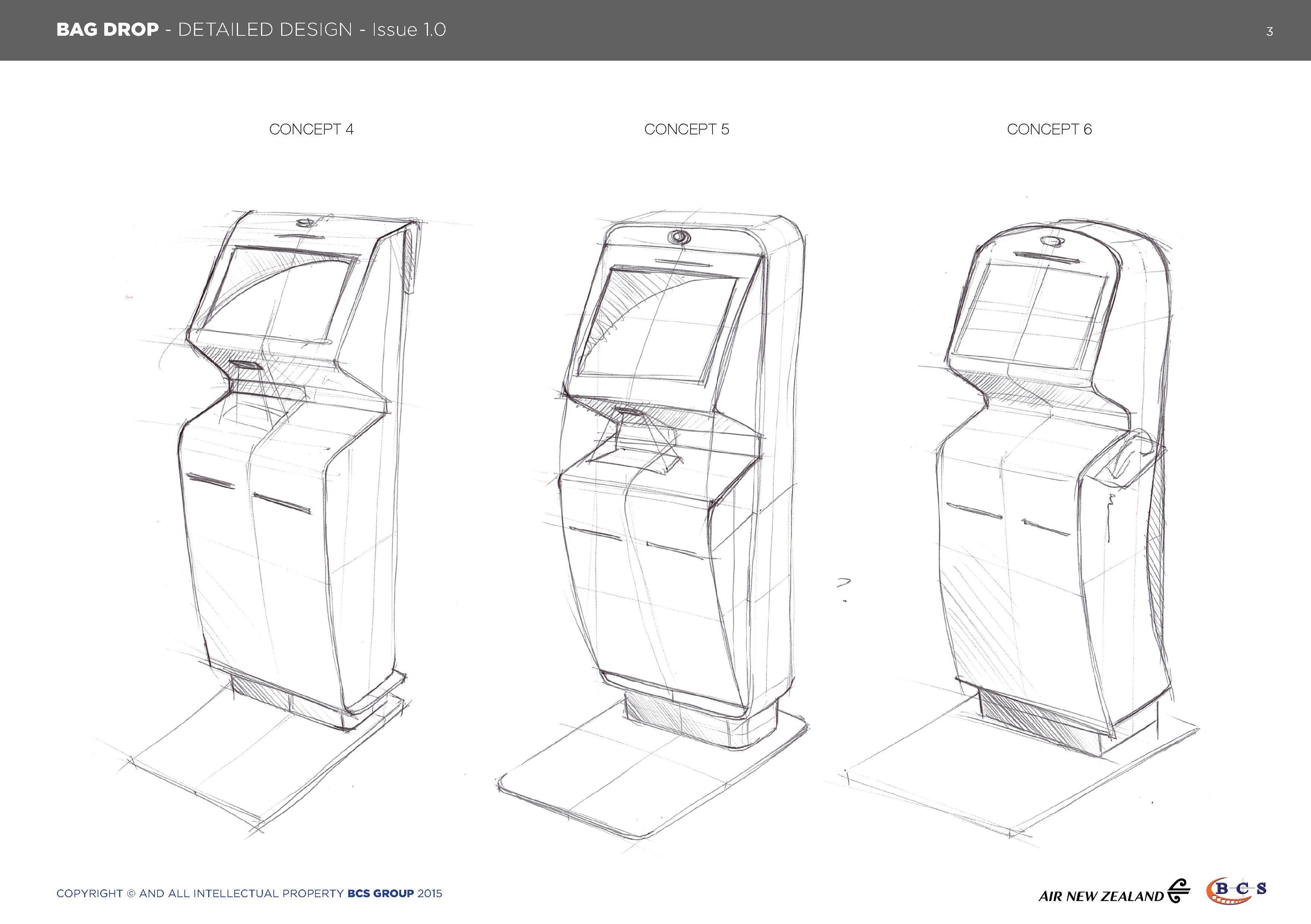 Kiosk design sketches by Alex Huffadine at Coroflot.com