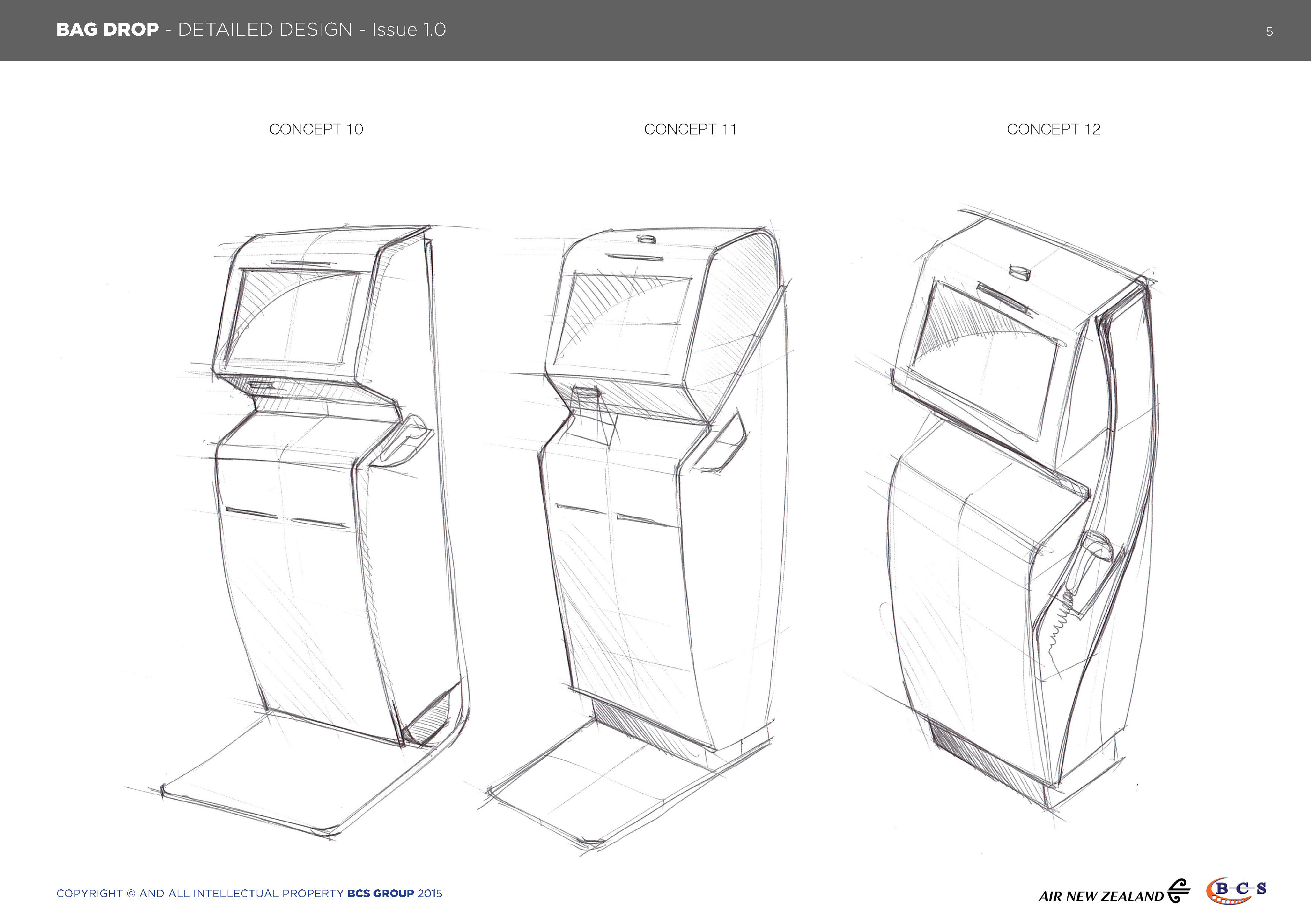 Kiosk design sketches by Alex Huffadine at Coroflot.com