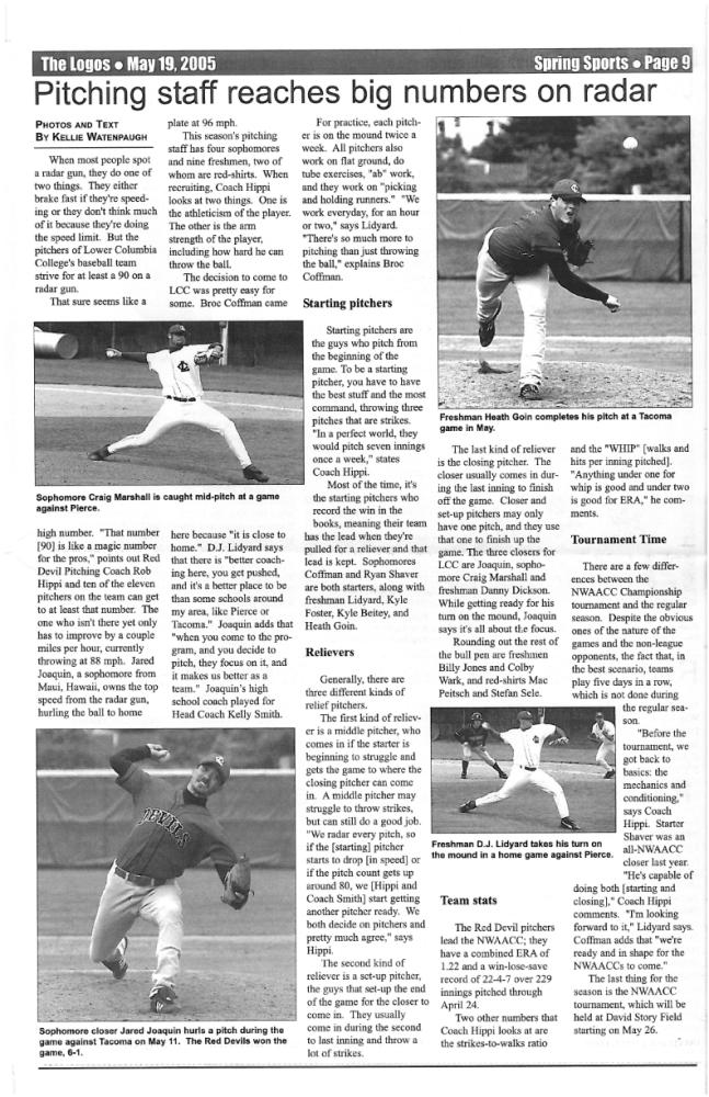 Logos Student Newspaper by Kellie Watenpaugh at Coroflot.com