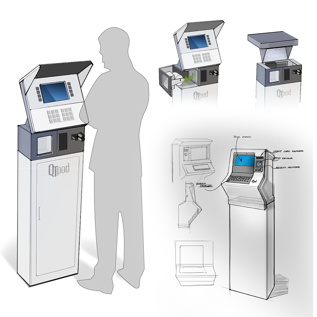 QTpod M4000 Fuel Kiosk by Rei Suzuki at Coroflot.com