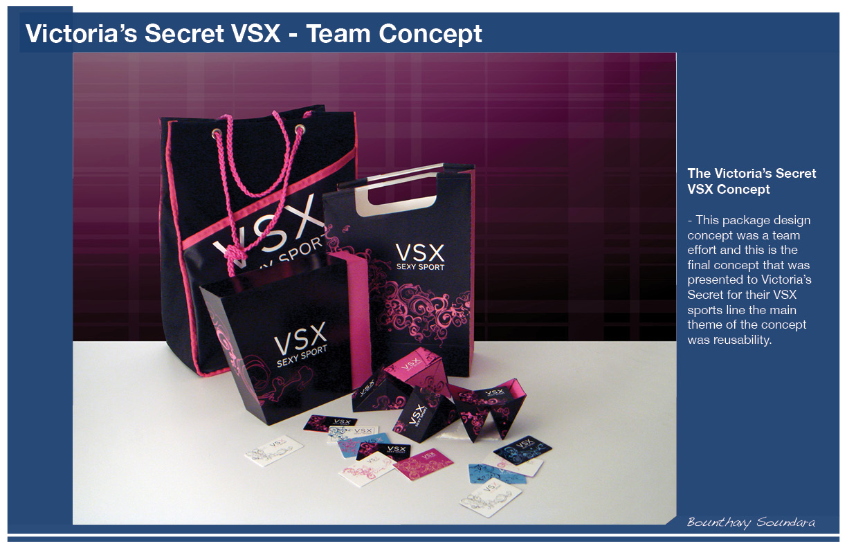 Package Design Victorias Secret VSX by Bounthavy Soundara at Coroflot.com