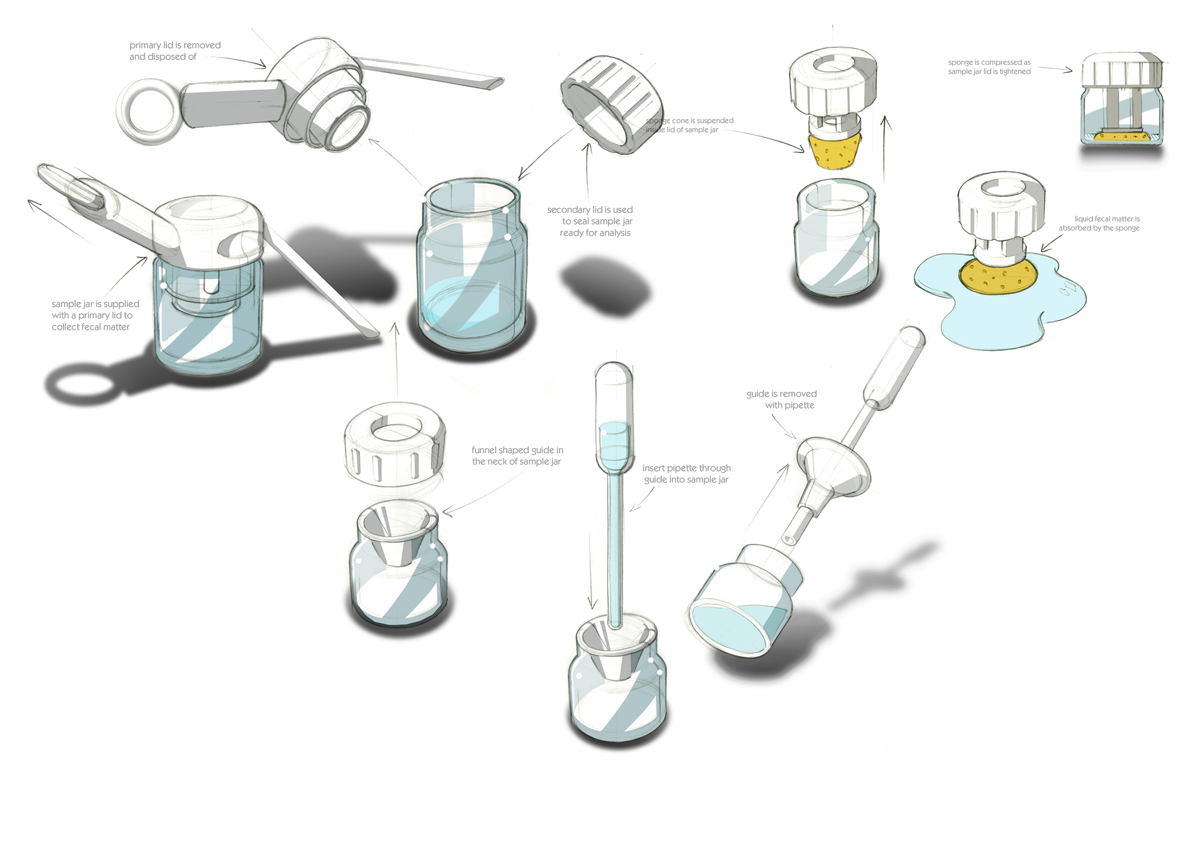 Liquid Sample Collection by Sam Hagger at Coroflot.com