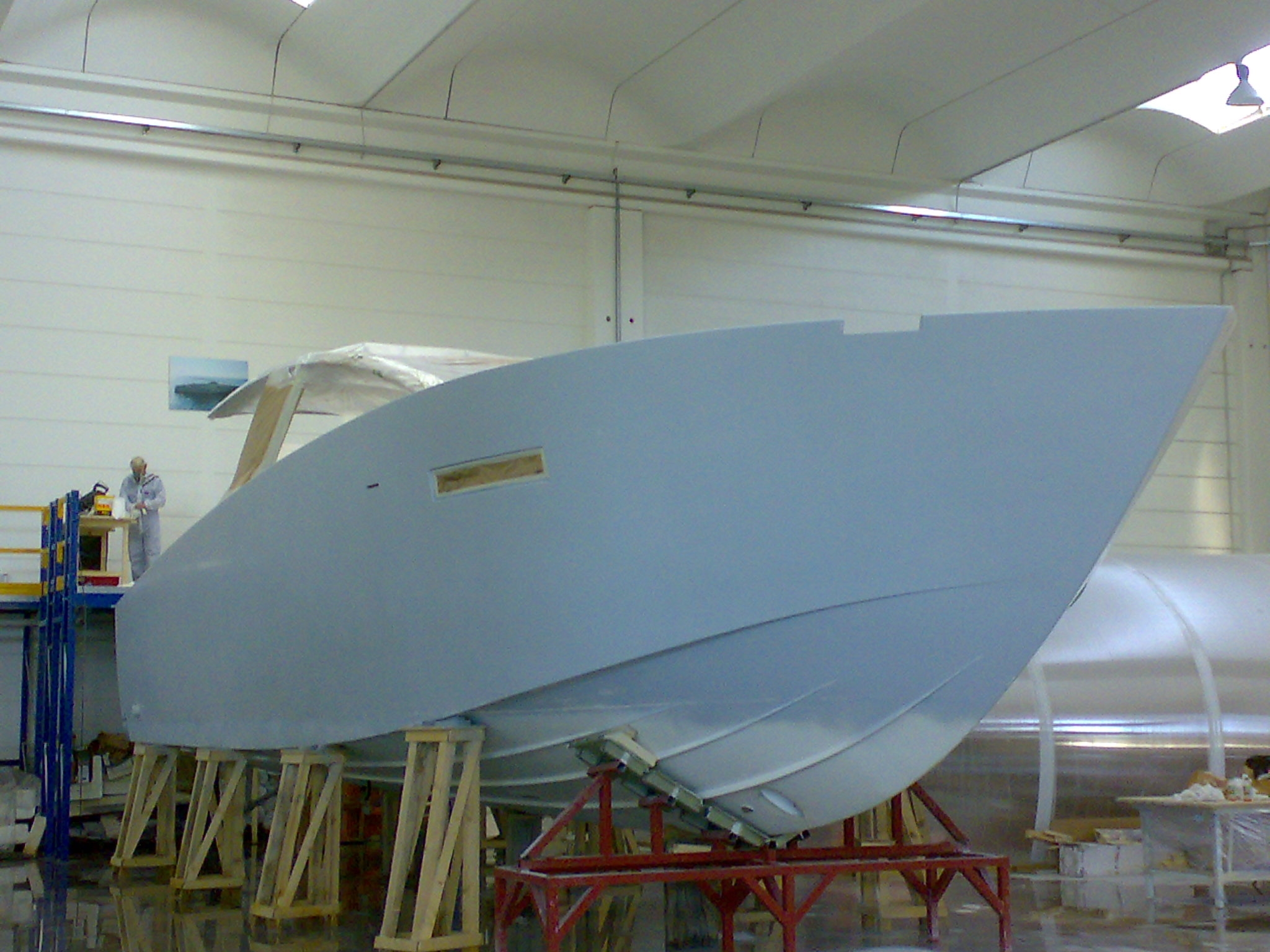 My intense activities for the construction of hulls in material ...