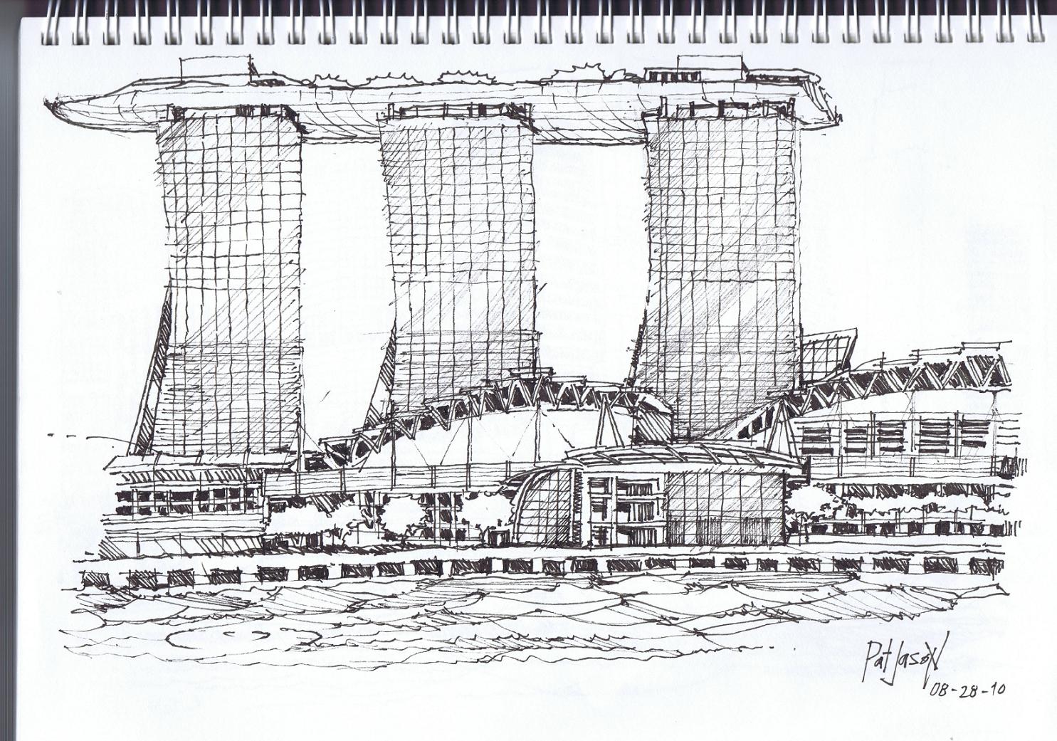 MY SINGAPORE SKETCHES by Pat Jason Meracap at Coroflot.com