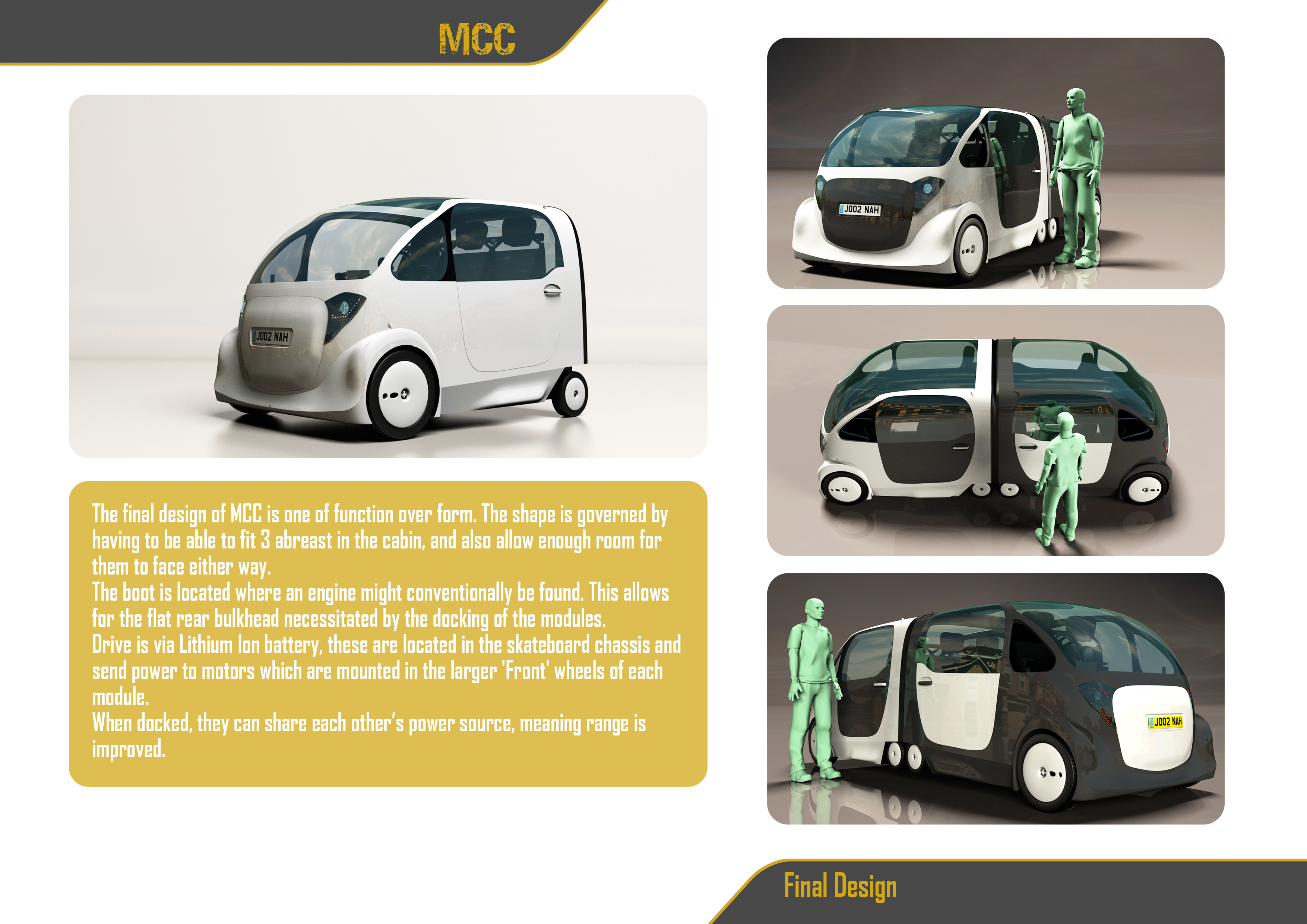 Modular Concept Car by Andrew Jones at Coroflot.com