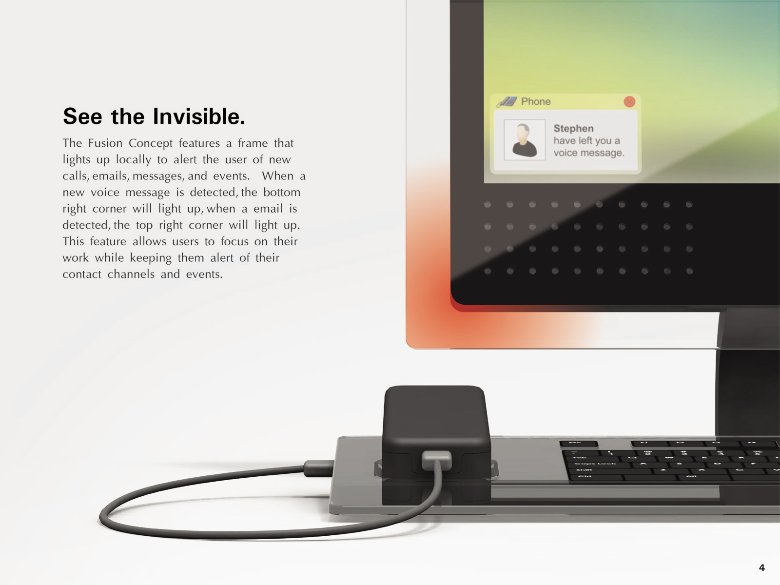 Fusion Desktop PC Concept by Ivan Ho at Coroflot.com