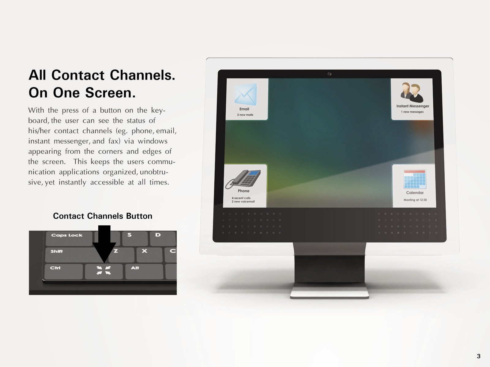 Fusion Desktop PC Concept by Ivan Ho at Coroflot.com