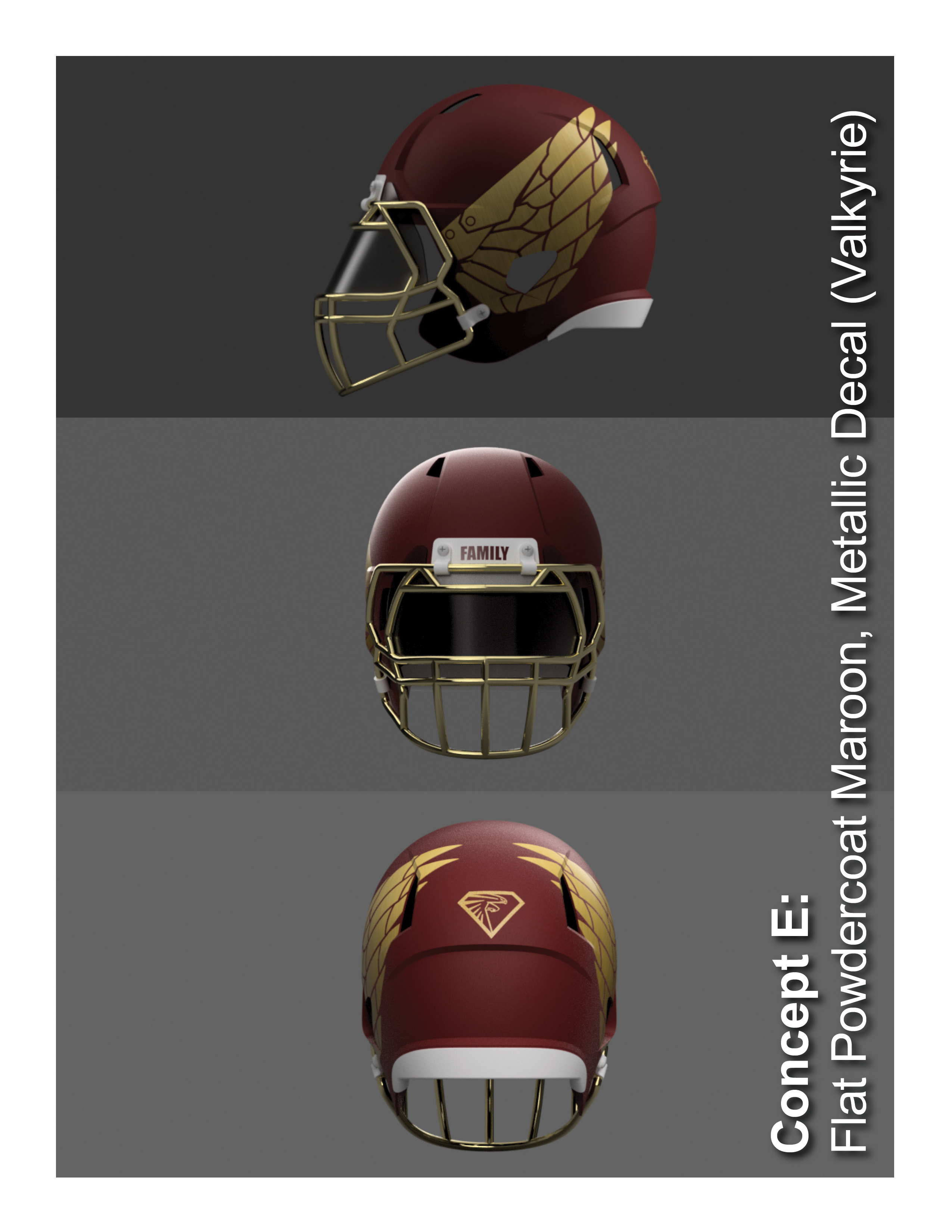 Football Helmet Designs by Eric Espinoza at Coroflot.com