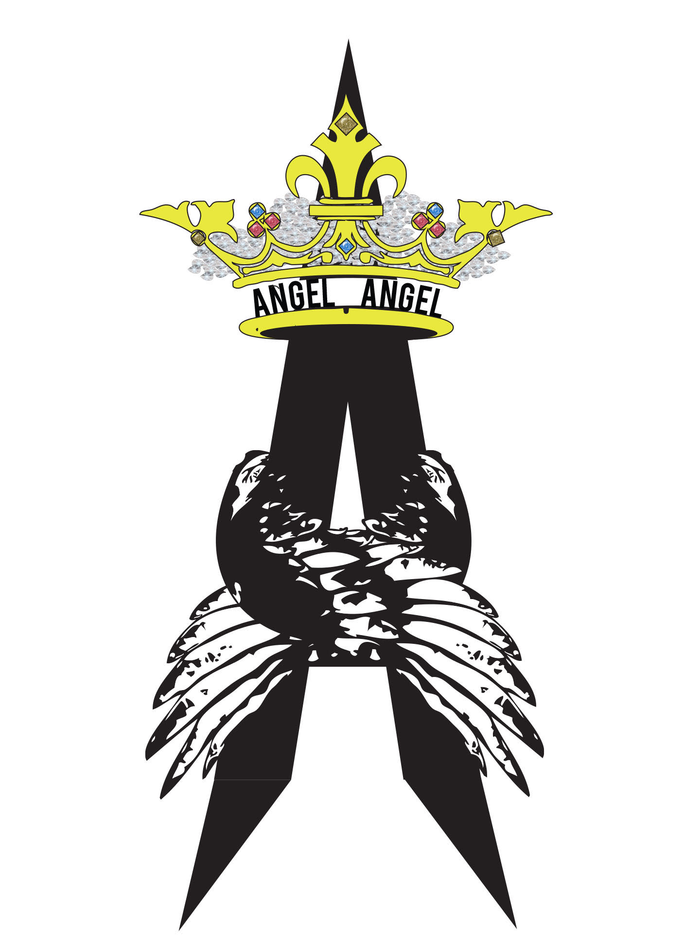 Angel logo design by Rich'chard Stephens at Coroflot.com