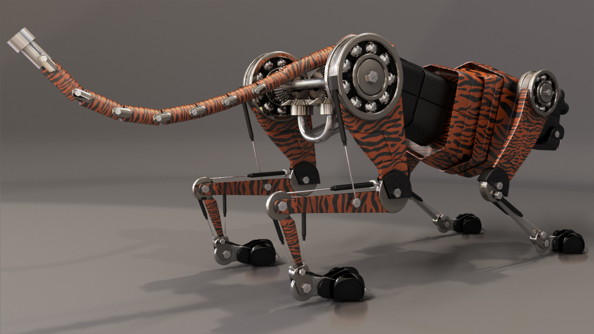 Mechanical Tiger by C.J. Madsen at Coroflot.com