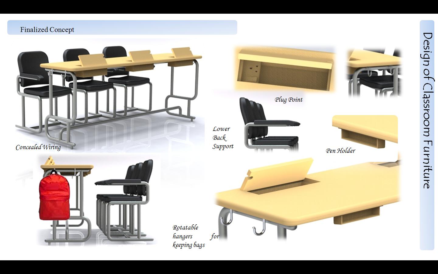 Complete Design Process Furniture for Classroom by Chandan Venugopal at ...