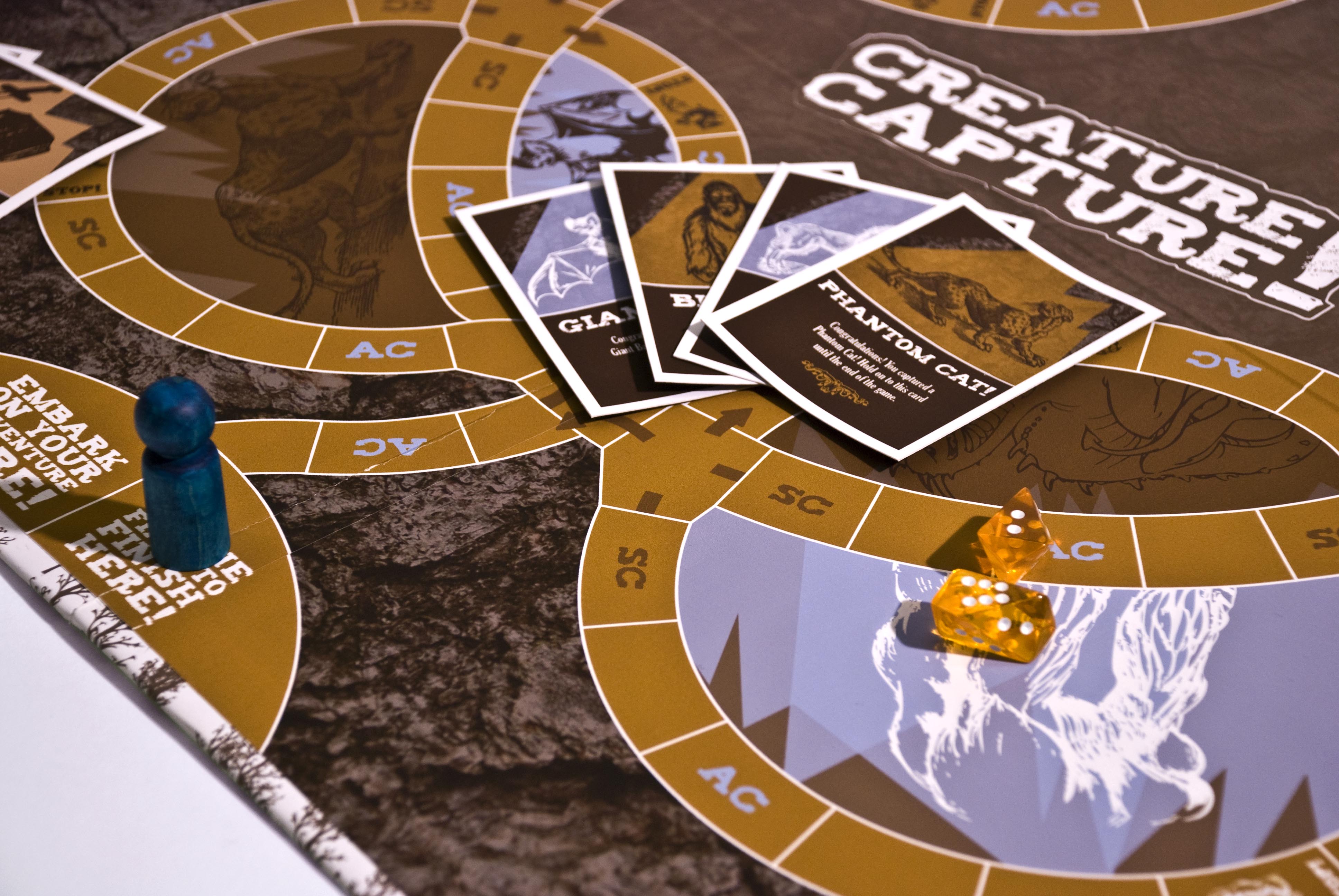 Creature Capture Board Game by Jennifer MacCollam at Coroflot.com