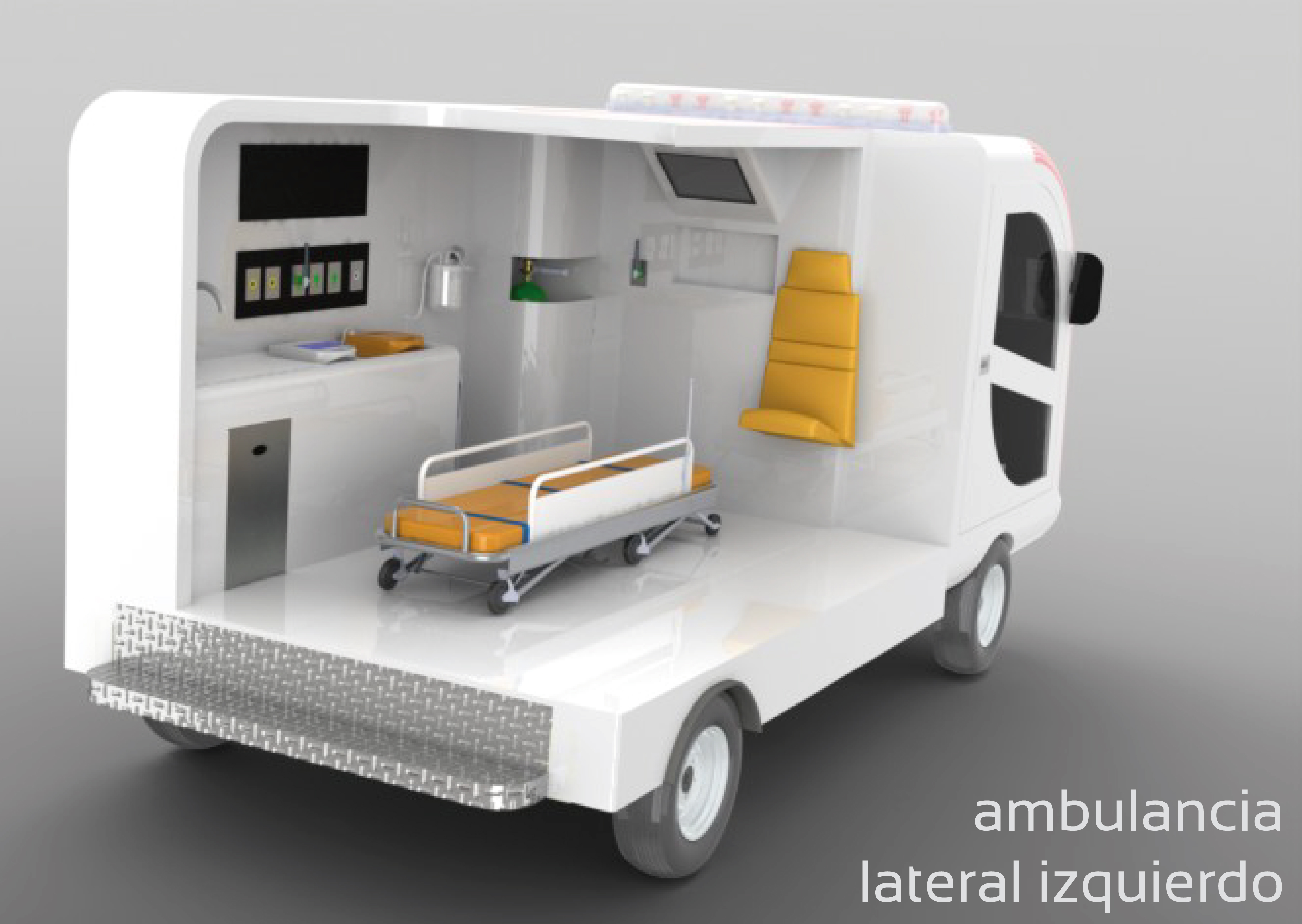 Ambulance Layout by Andrea Cuesta at Coroflot.com
