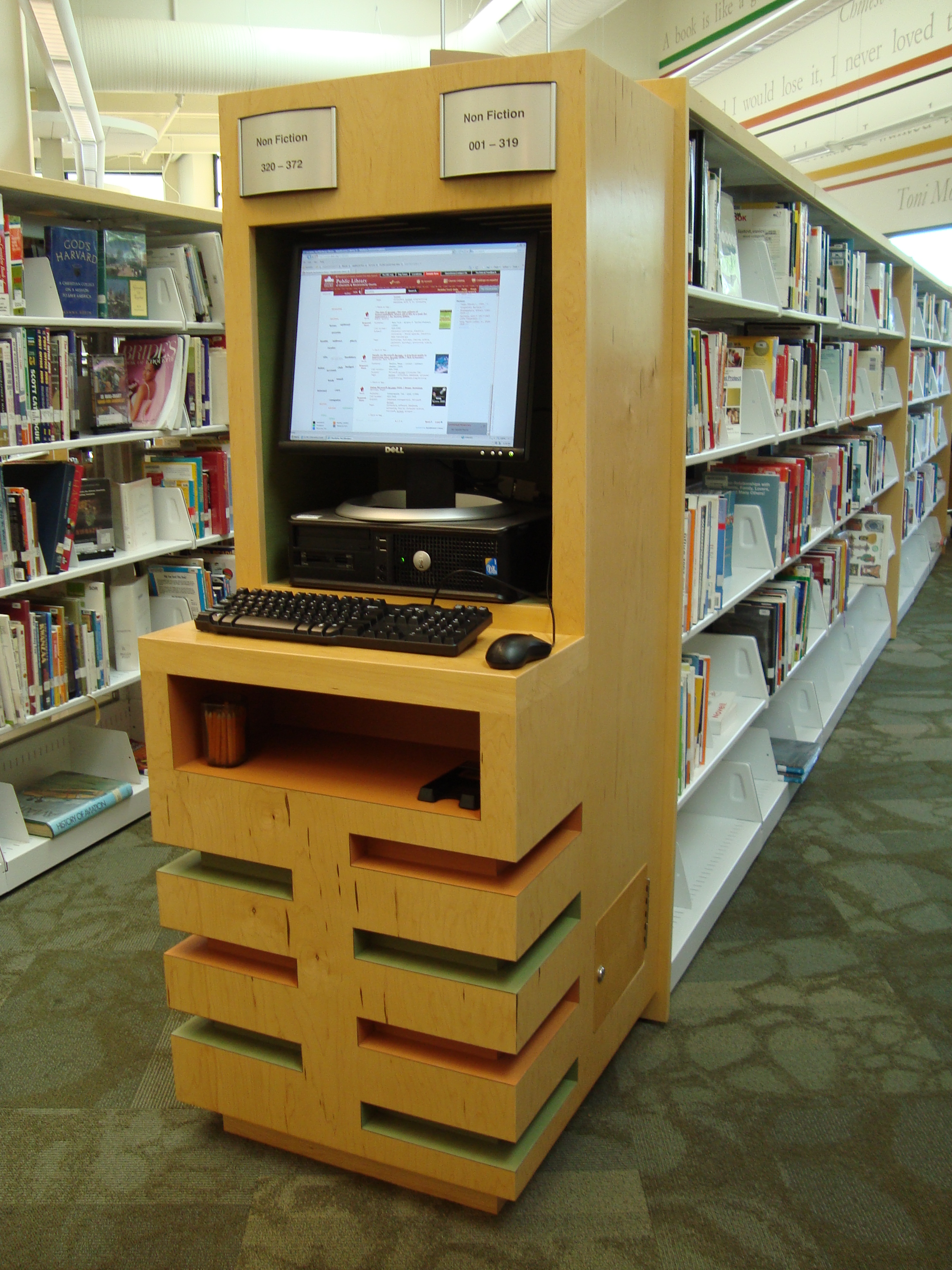 Computer Kiosk Design by Lauren Stern at Coroflot.com