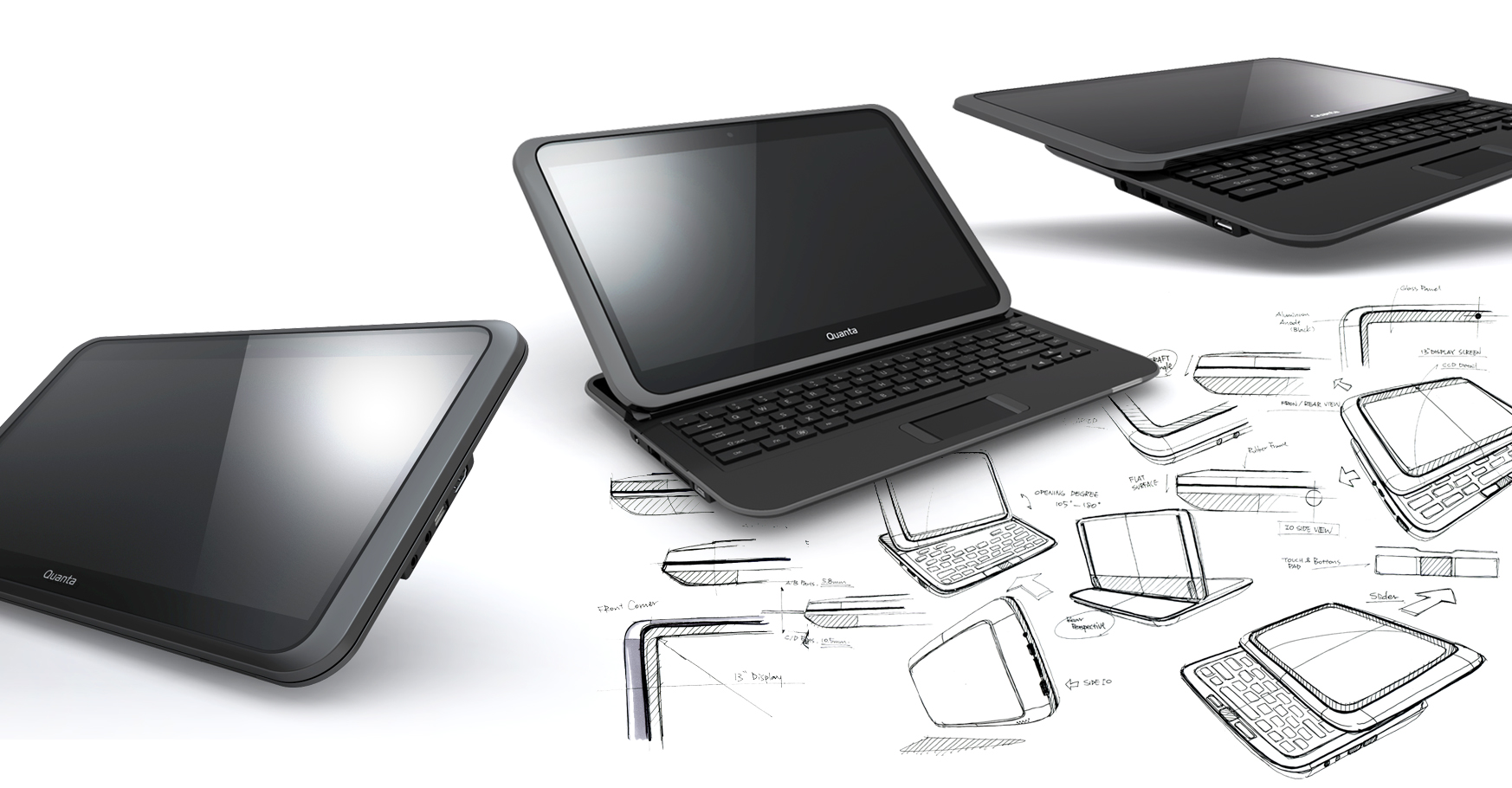 13" Slider Laptop Design by Hank (Chien-Cheng) Chen at Coroflot.com