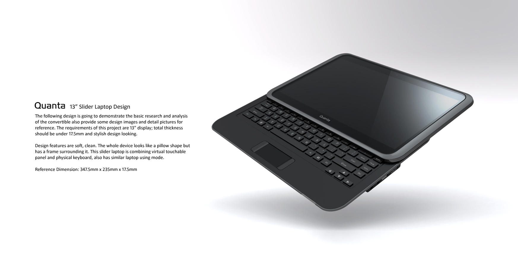 13" Slider Laptop Design by Hank (Chien-Cheng) Chen at Coroflot.com