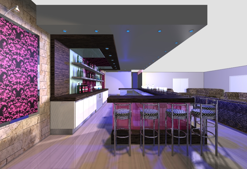 Bar and TV unit Design by Lindie Maher at Coroflot.com