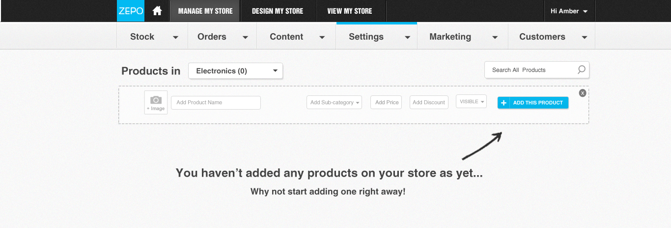UX/User Interface - E-commerce 'Stock/Inventory Management' Module by ...
