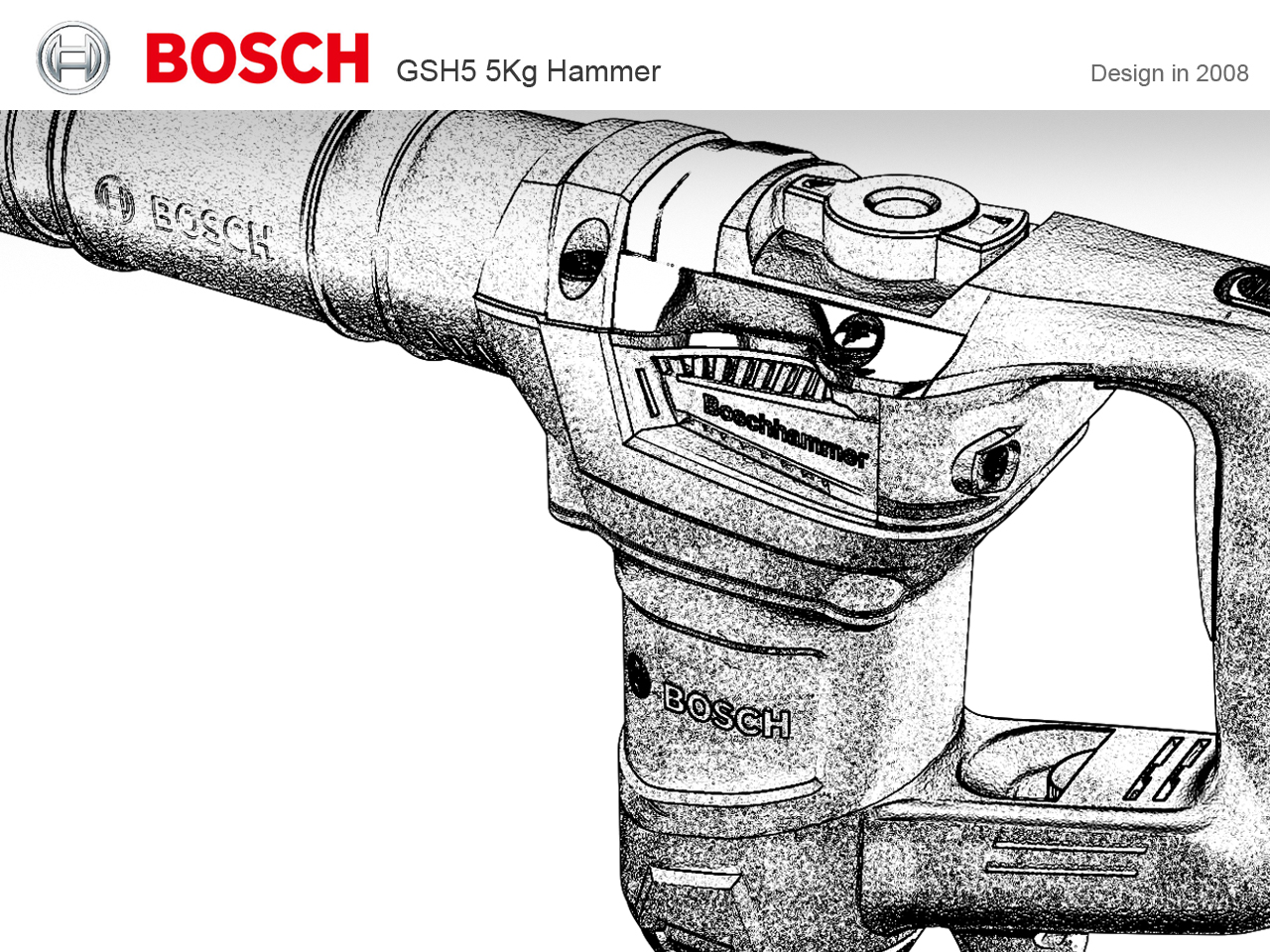 2008 BOSCH GSH5 Hammer Design by Shawn Lee at Coroflot.com