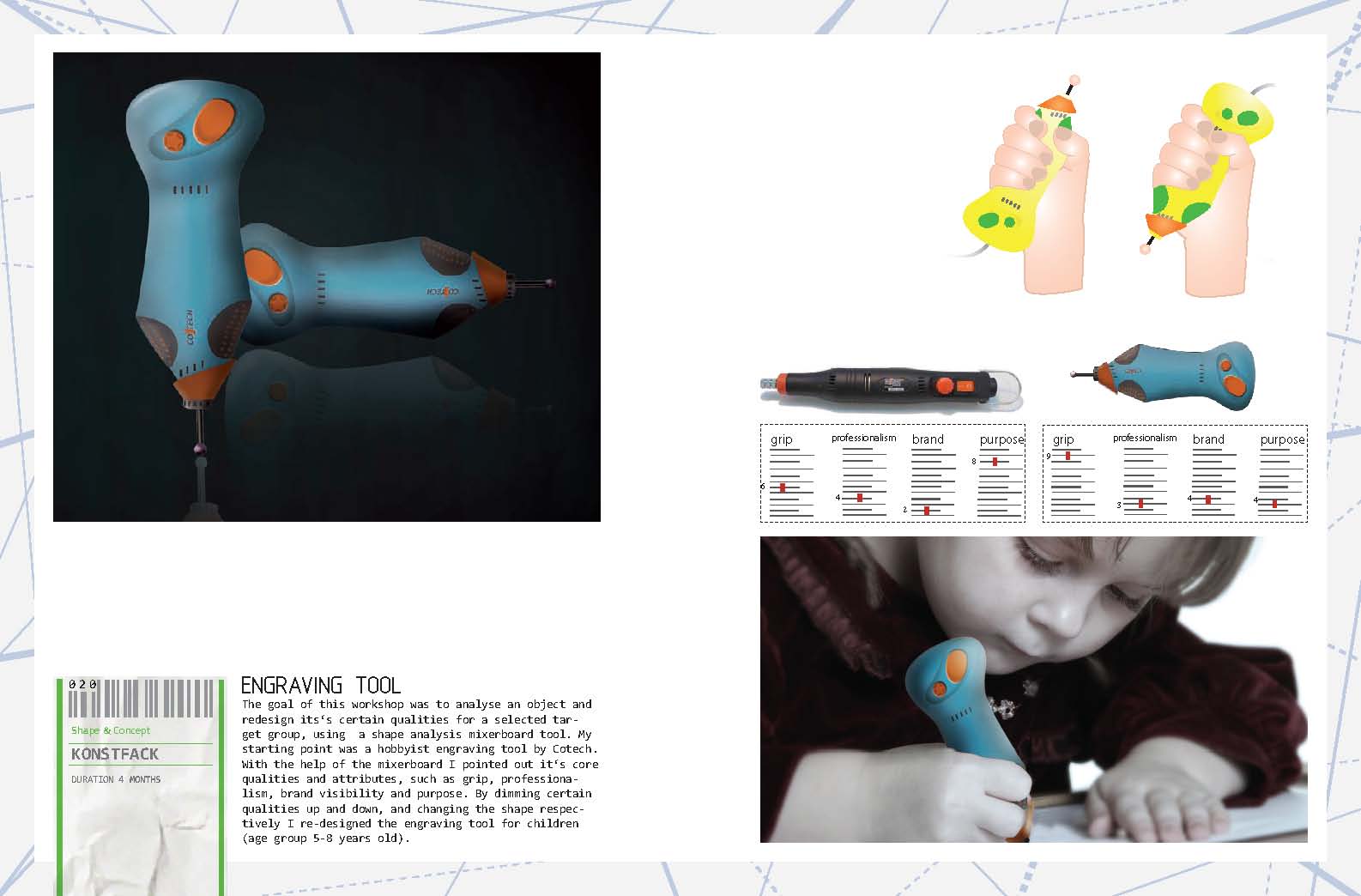 Engraving tool for kids by Olga Epikhina at Coroflot.com