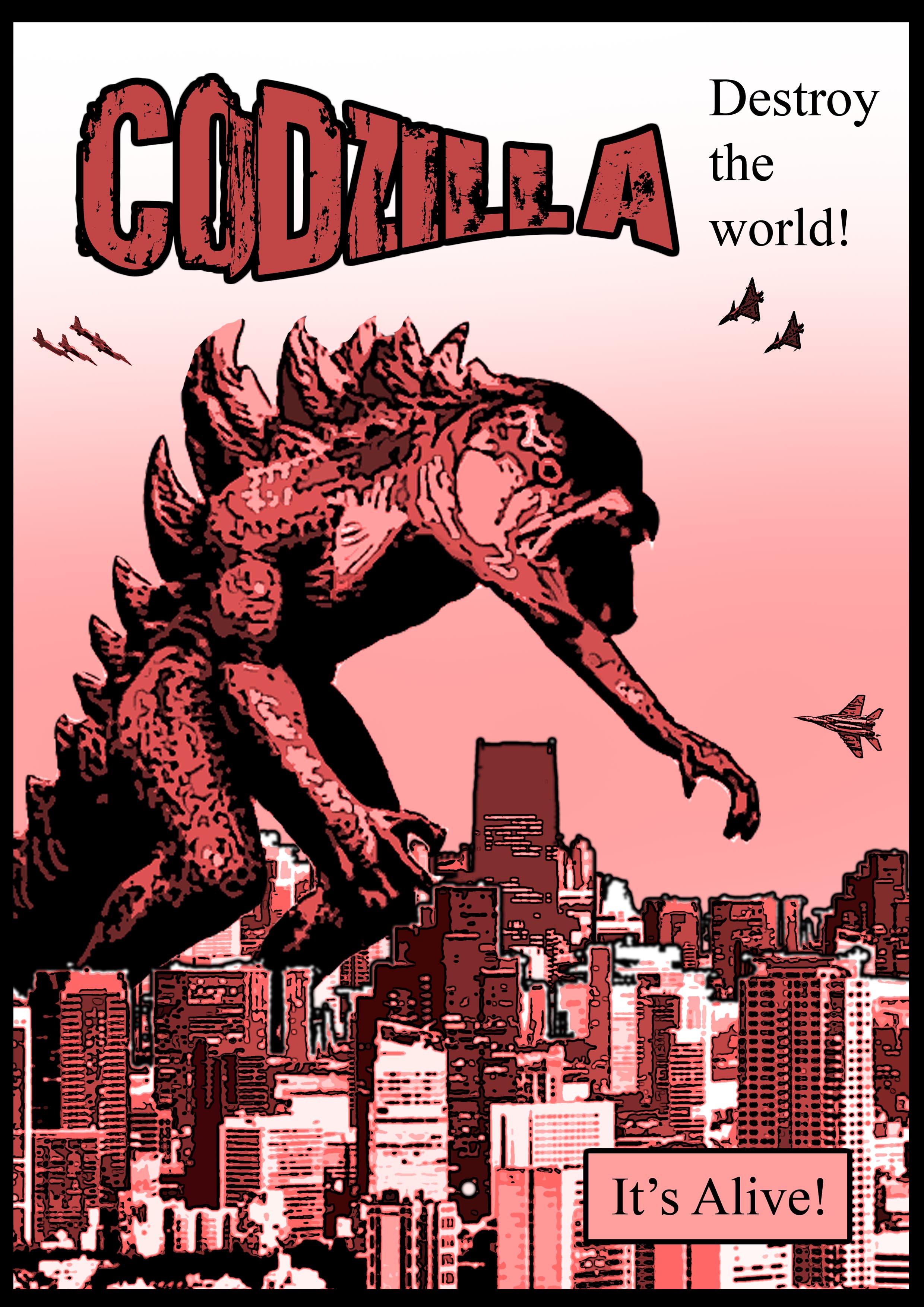 Codzilla! by Dirty Clide at Coroflot.com